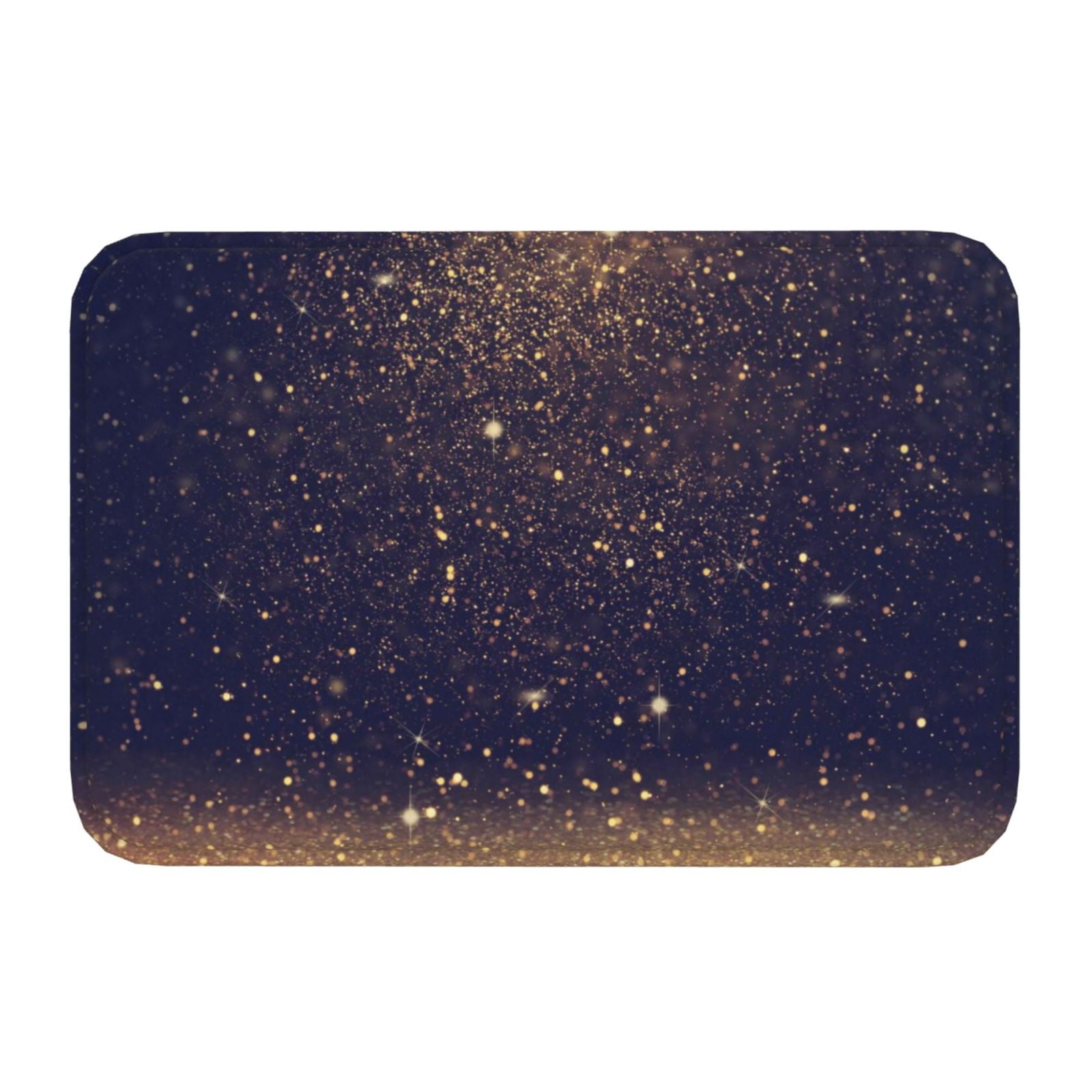 Kdxio Gold Black Glitter,16" x 24", Non-Slip Front Door Mats,Outdoor ...