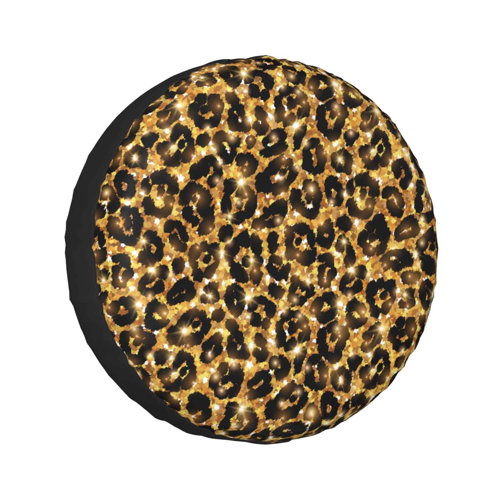 Kdxio Gold Glitter Leopard for Tire Cover Wheel Protectors Tyre Covers ...