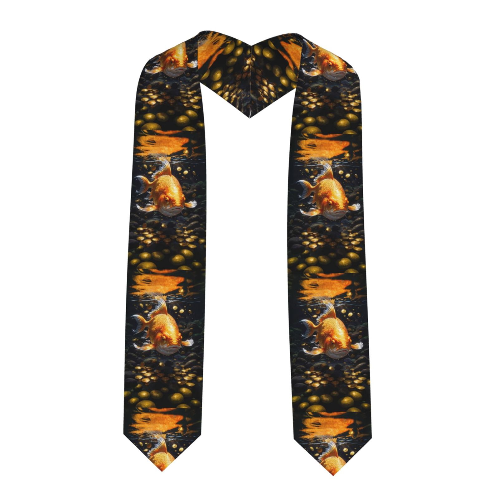 Kdxio Golden Koi And Treasure Graduation Stole Class, Graduation Sash ...