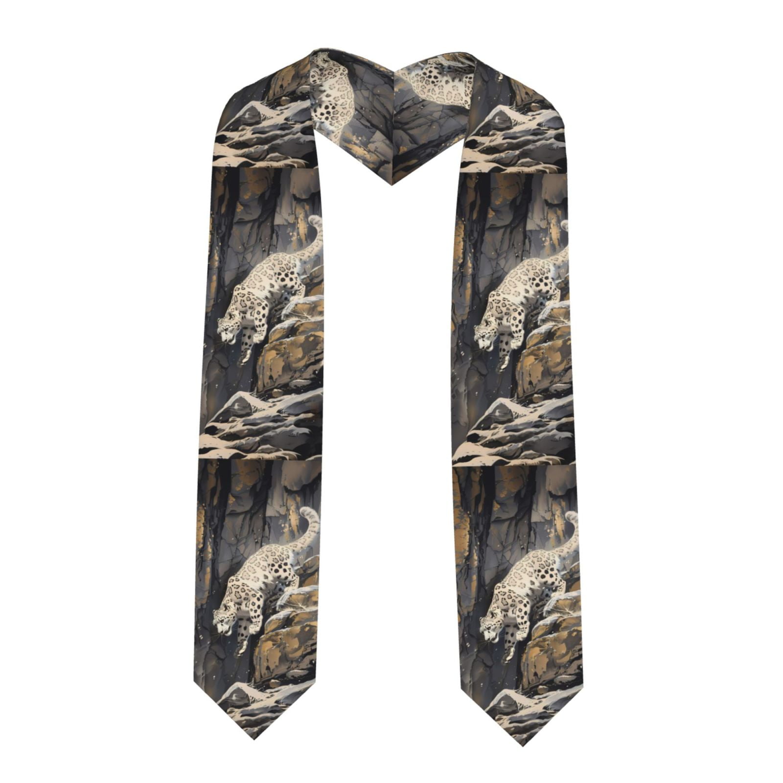 Kdxio Graceful Snow Leopard Graduation Stole Class, Graduation Sash ...