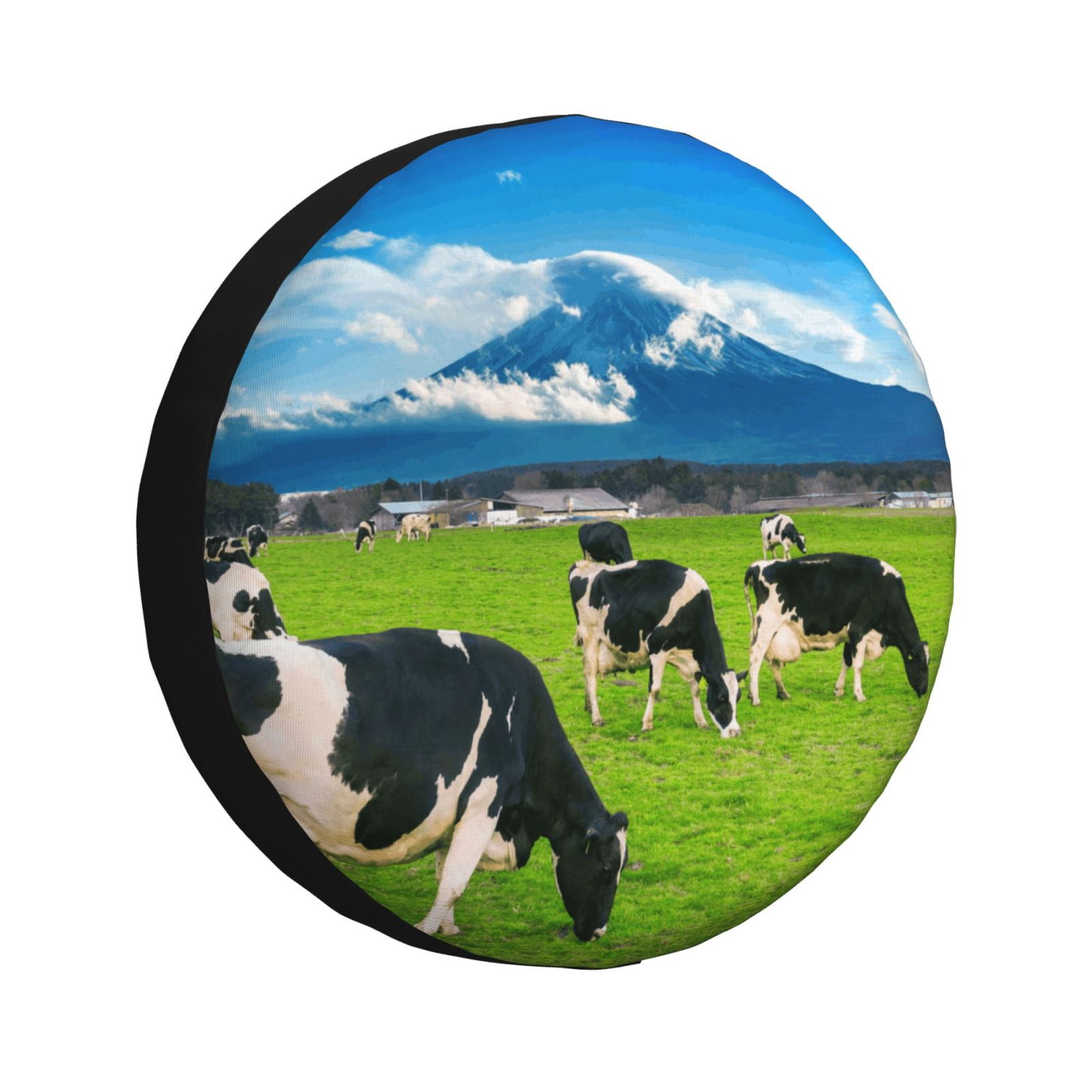 Kdxio Grazing Cows Mountain View for Tire Cover Wheel Protectors Tyre ...