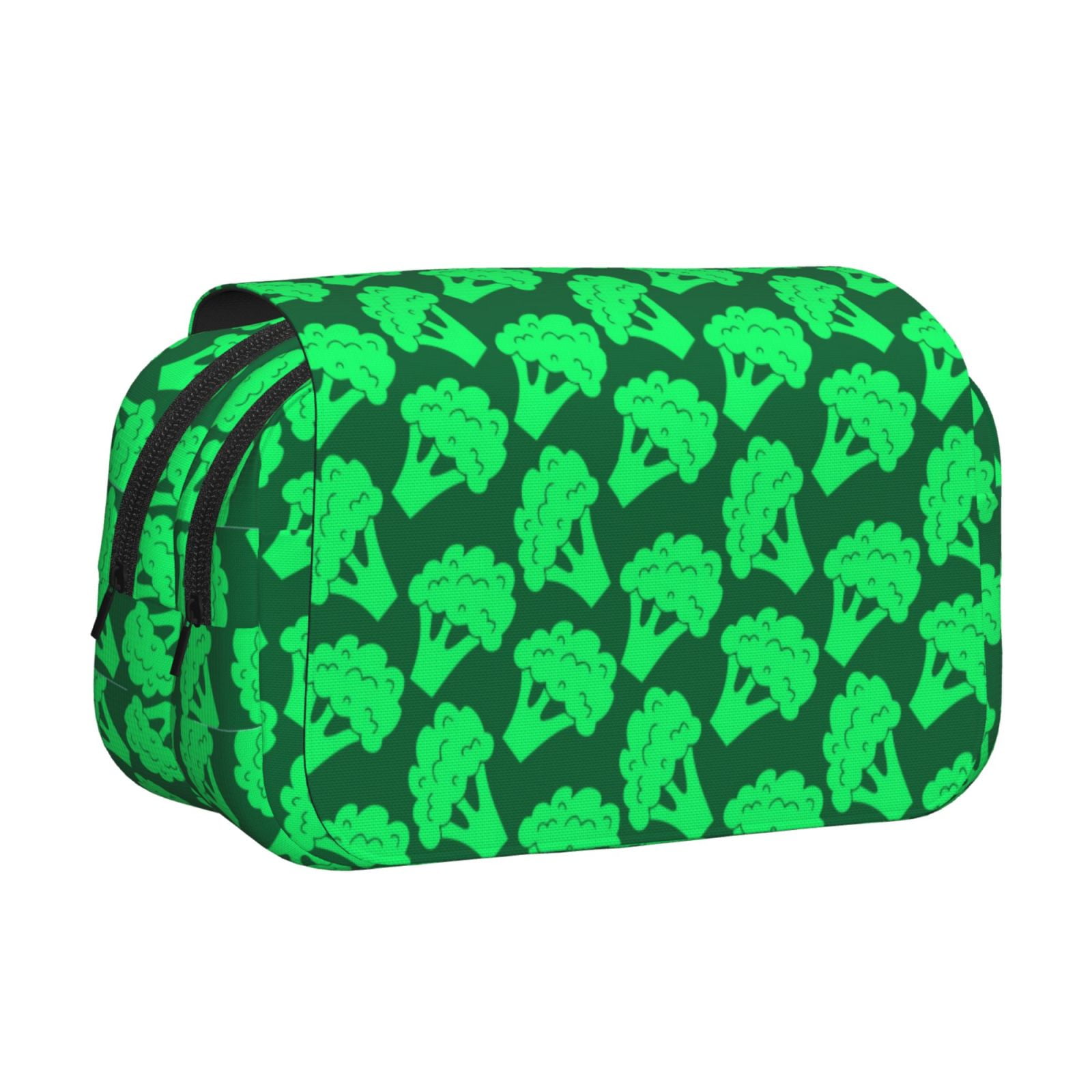 Kdxio Green Broccoli for Double Compartment Pen Case Oxford Organizer ...