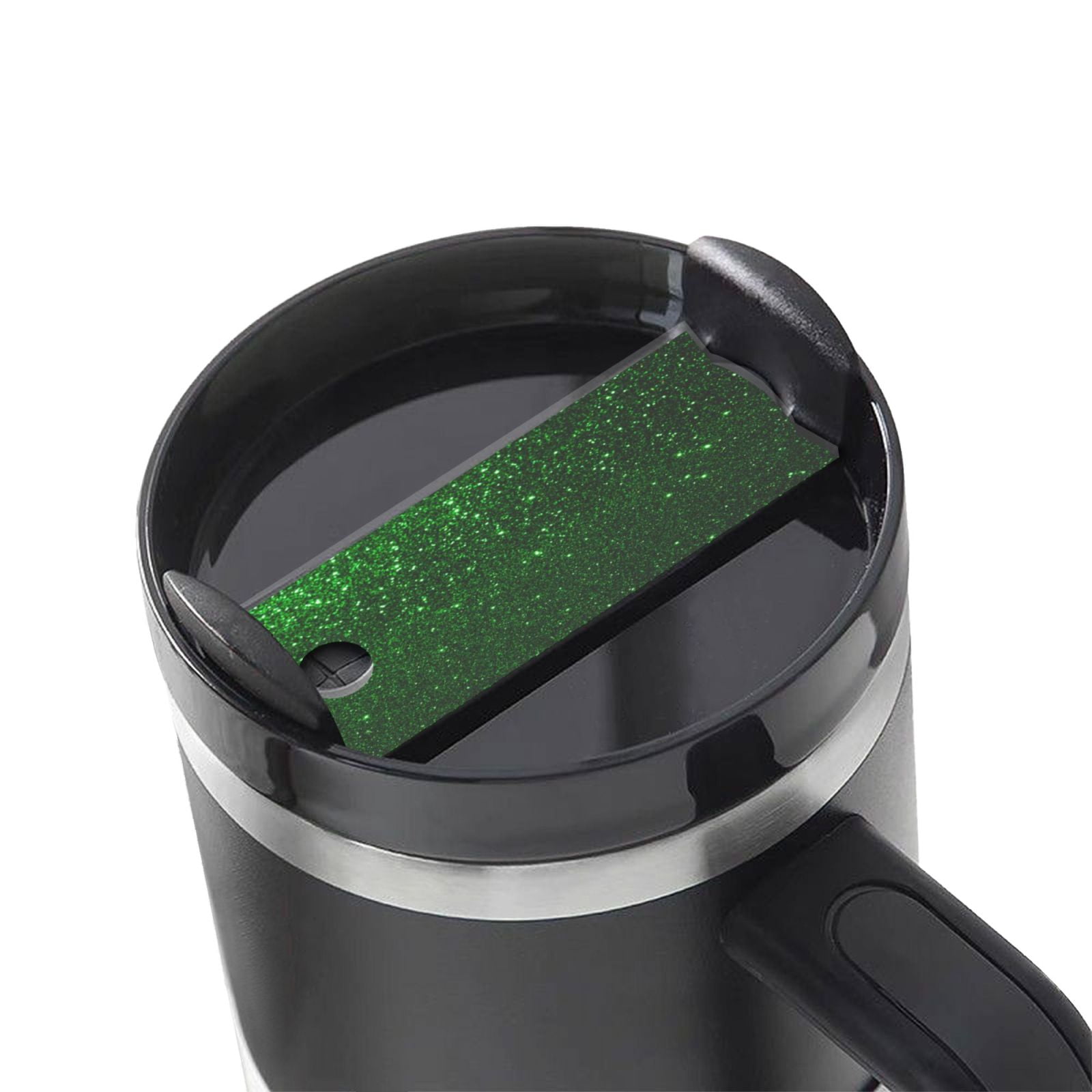 Kdxio Green Sparkling Name Plate Compatible Stanley Cups Name Tag ...