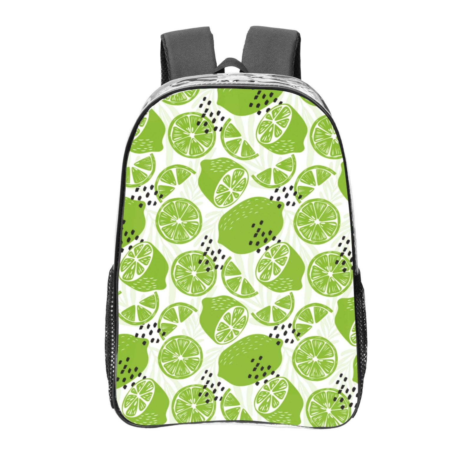 Kdxio Green Various Lemons Clear Backpack, Transparent Bookbag for ...
