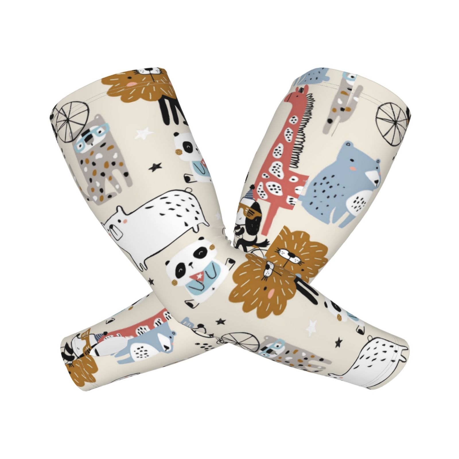 Kdxio Hand Drawn Animals Print UV Sun Protection Arm Sleeves - Tattoo ...