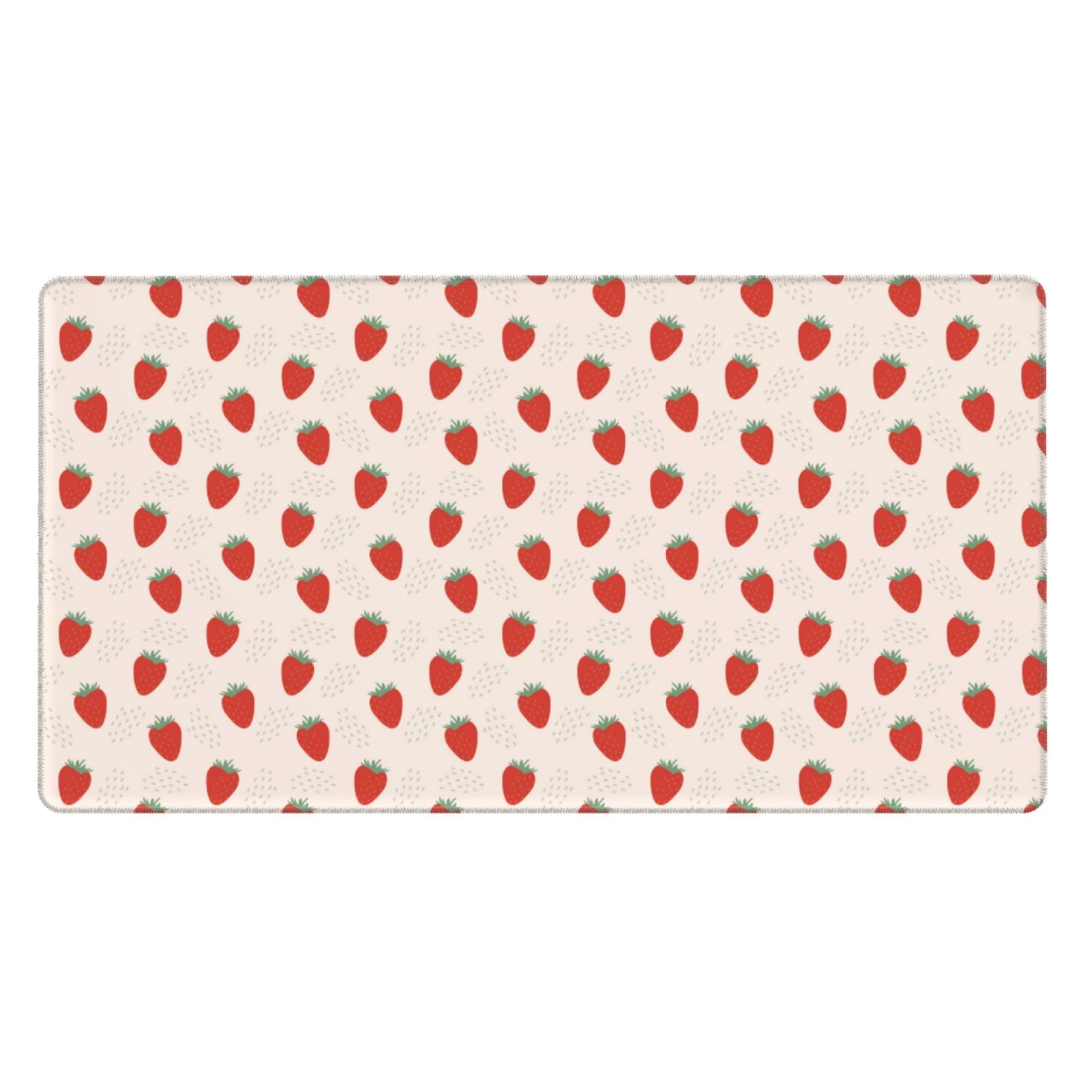 Kdxio Hand Drawn Strawberry Print Large Gaming Mouse Pad,Non-Slip Base ...