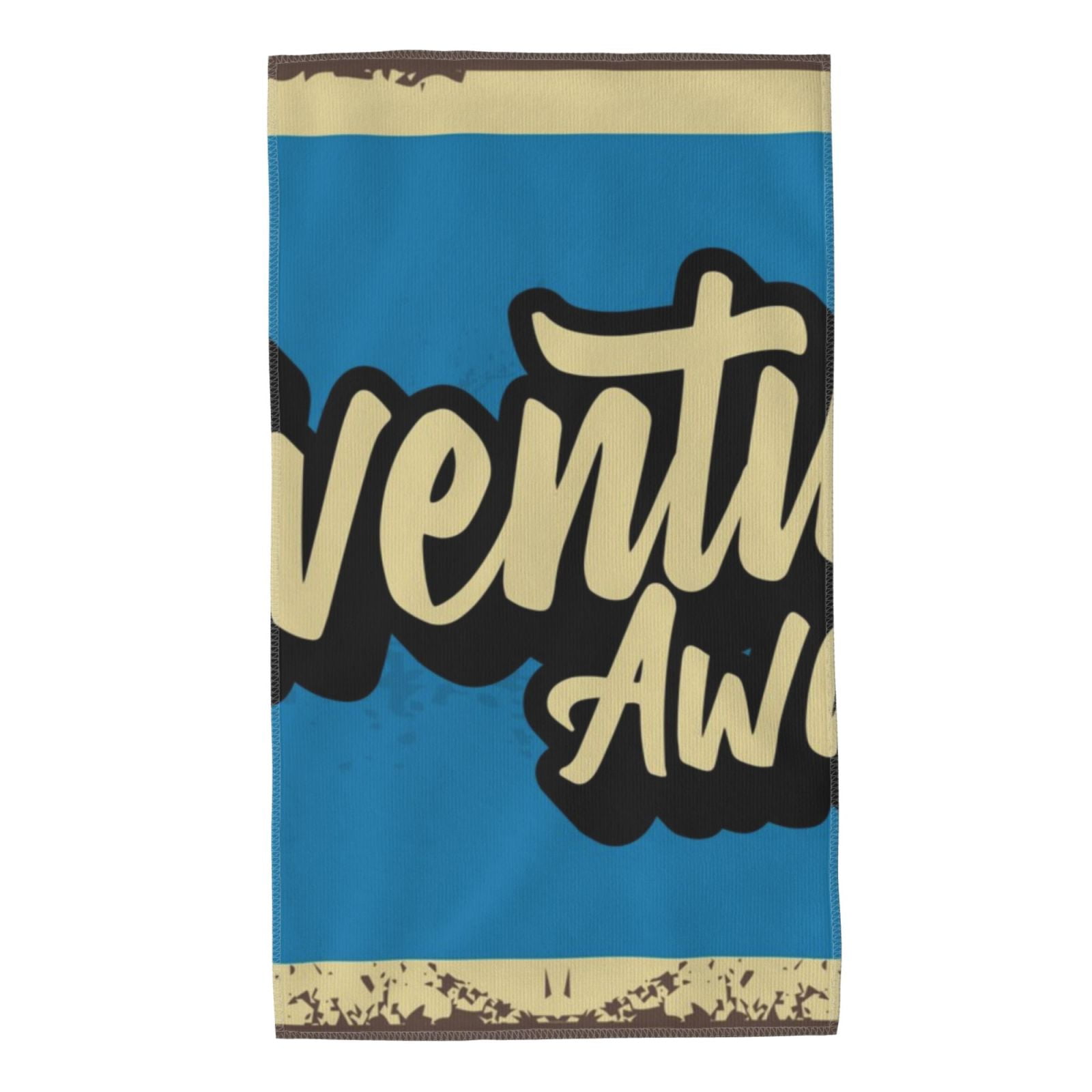 Kdxio Hand Towel Adventure Awaits for Bathroom Kitchen Fingertip Bath ...