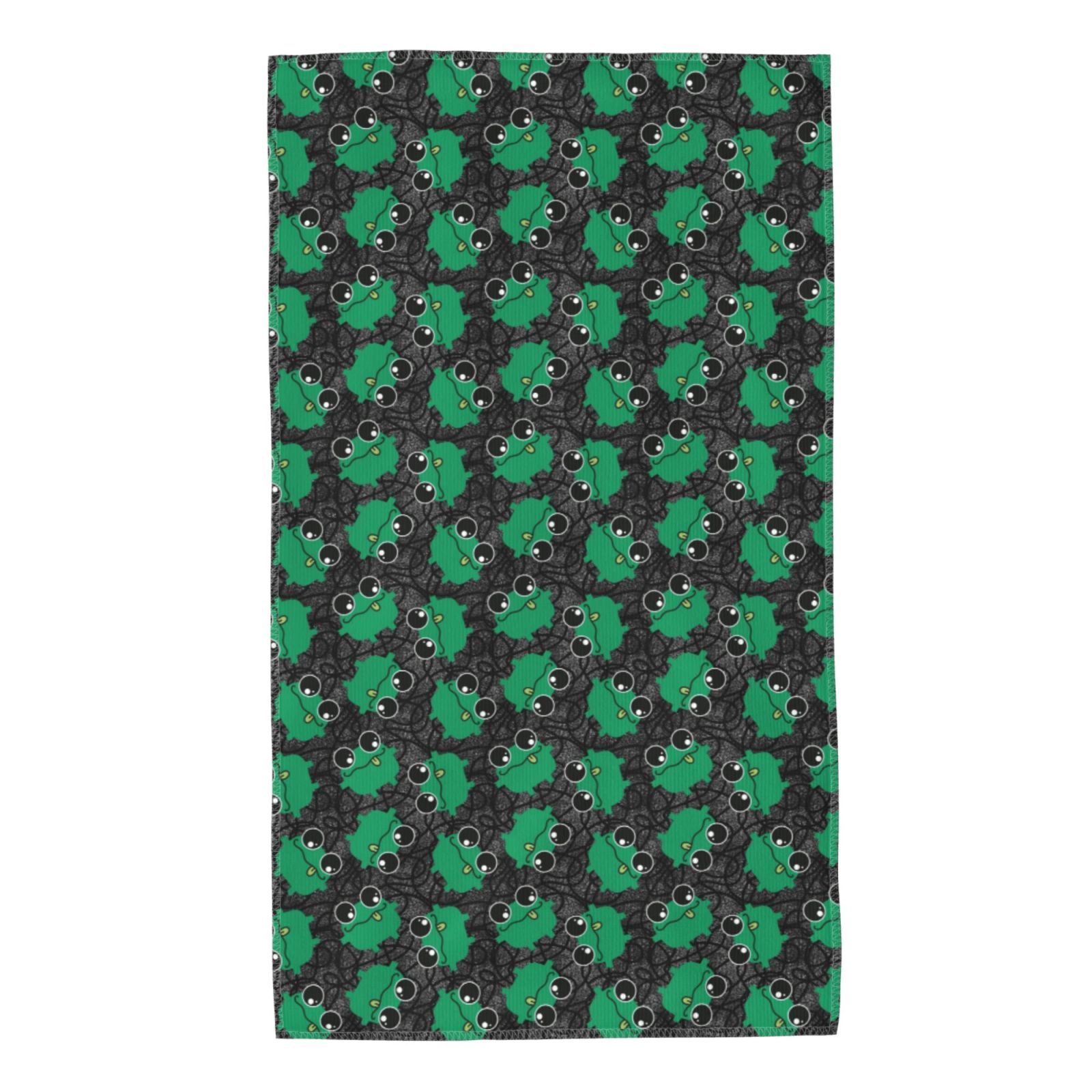 Kdxio Hand Towel Cartoon Kawaii Frogs for Bathroom Kitchen Fingertip ...