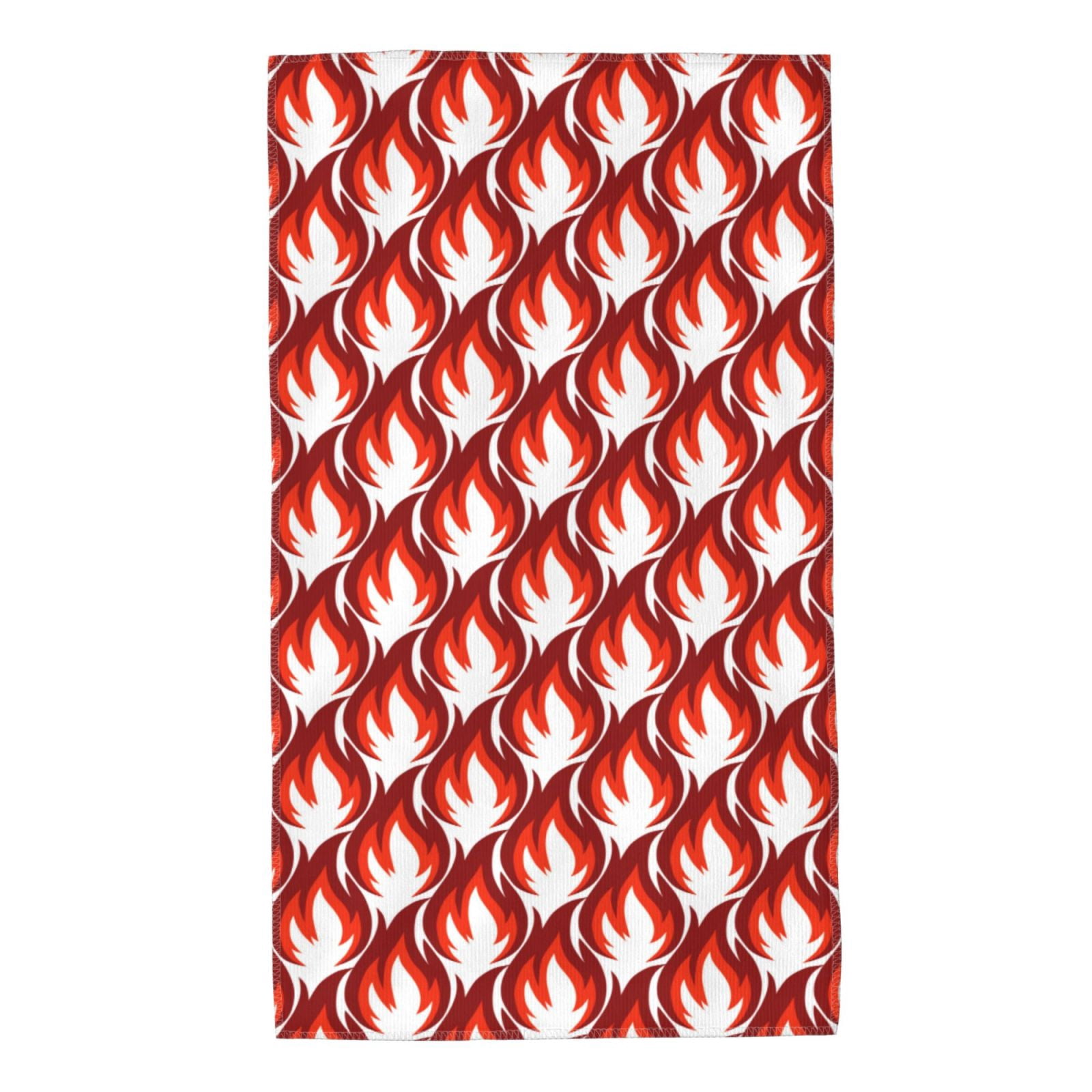 Kdxio Hand Towel Fire Symbols for Bathroom Kitchen Fingertip Bath ...