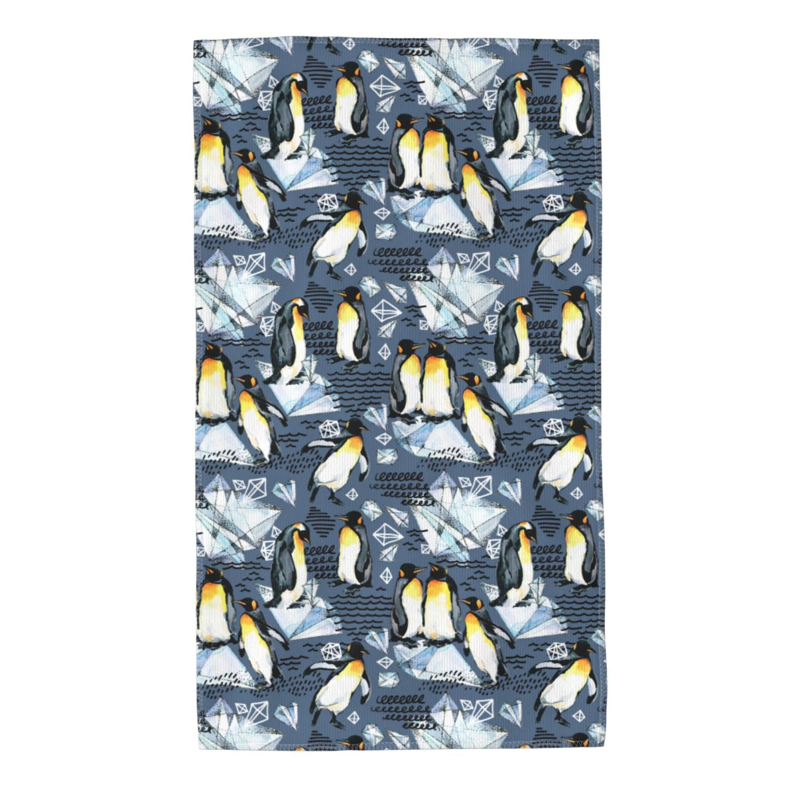 Kdxio Hand Towel Penguin Arctic Adventure for Bathroom Kitchen ...