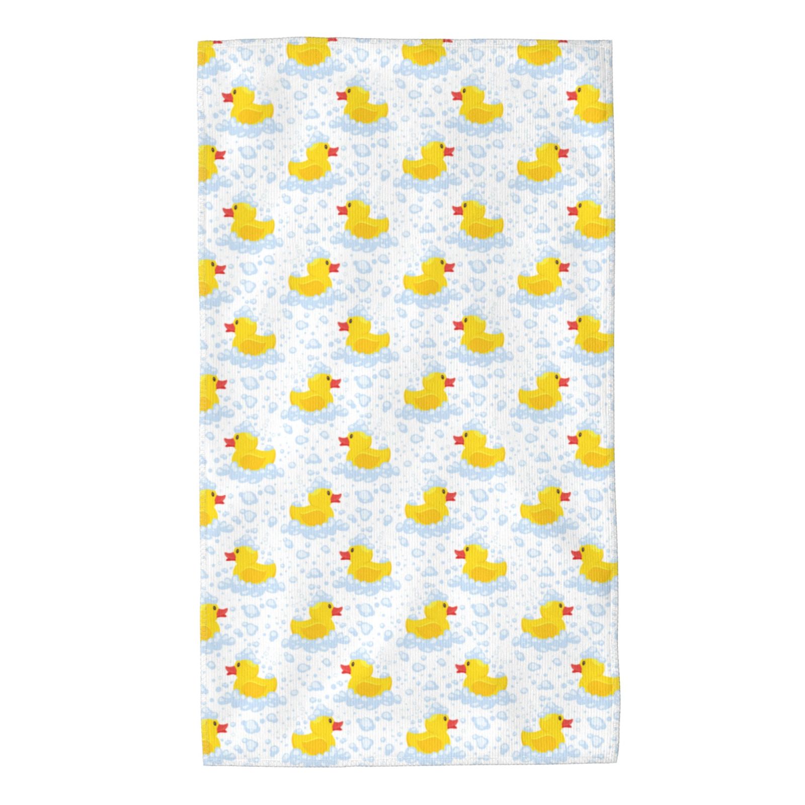 Kdxio Hand Towel Yellow Rubber Duck for Bathroom Kitchen Fingertip Bath ...