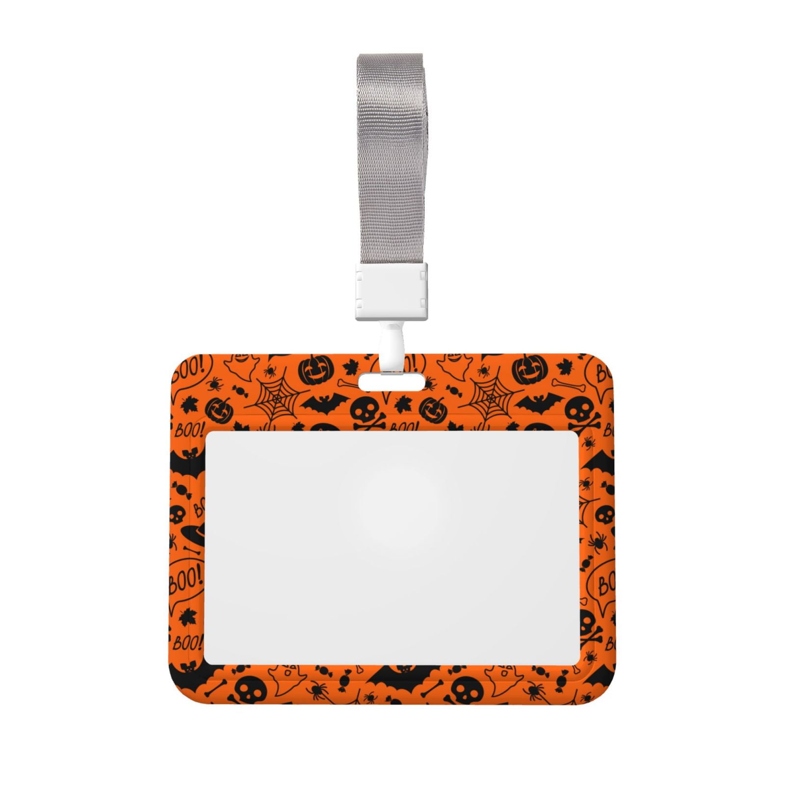 Kdxio Happy Halloween 6 Card Badge Holder Work Badge Sleeve for Office ...