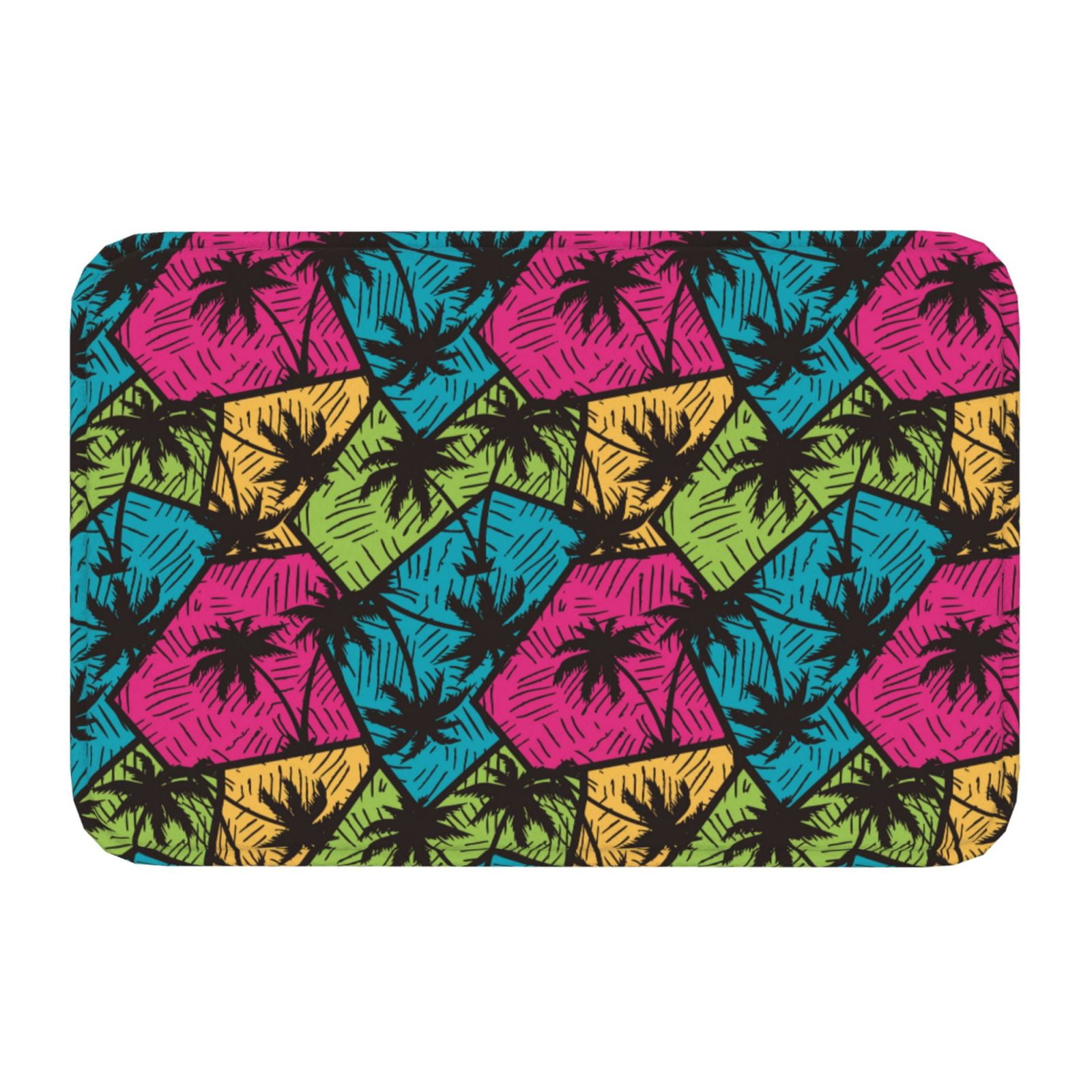 Kdxio Hawaii Palms,16" x 24", Non-Slip Front Door Mats,Outdoor Welcome ...