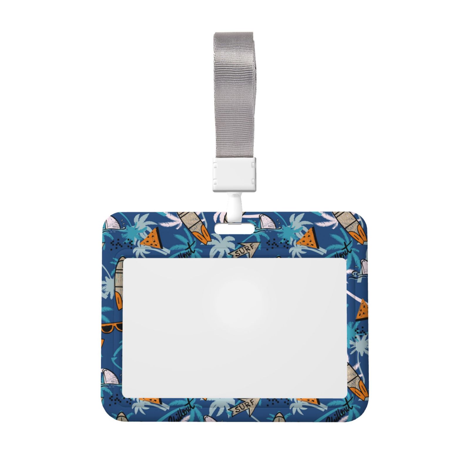 Kdxio Hawaiian Style Card Badge Holder Work Badge Sleeve for Office ...