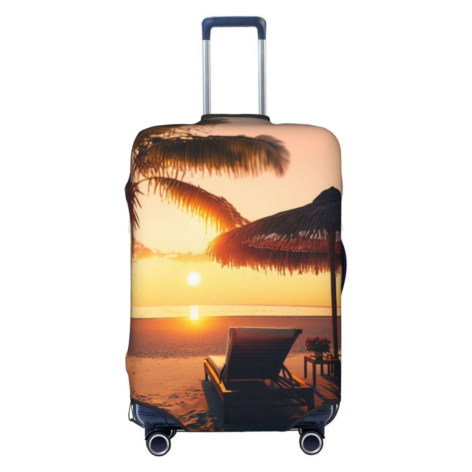 Kdxio Hawaiian Sunset Beach Pattern Luggage Cover for Travel,Elastic ...
