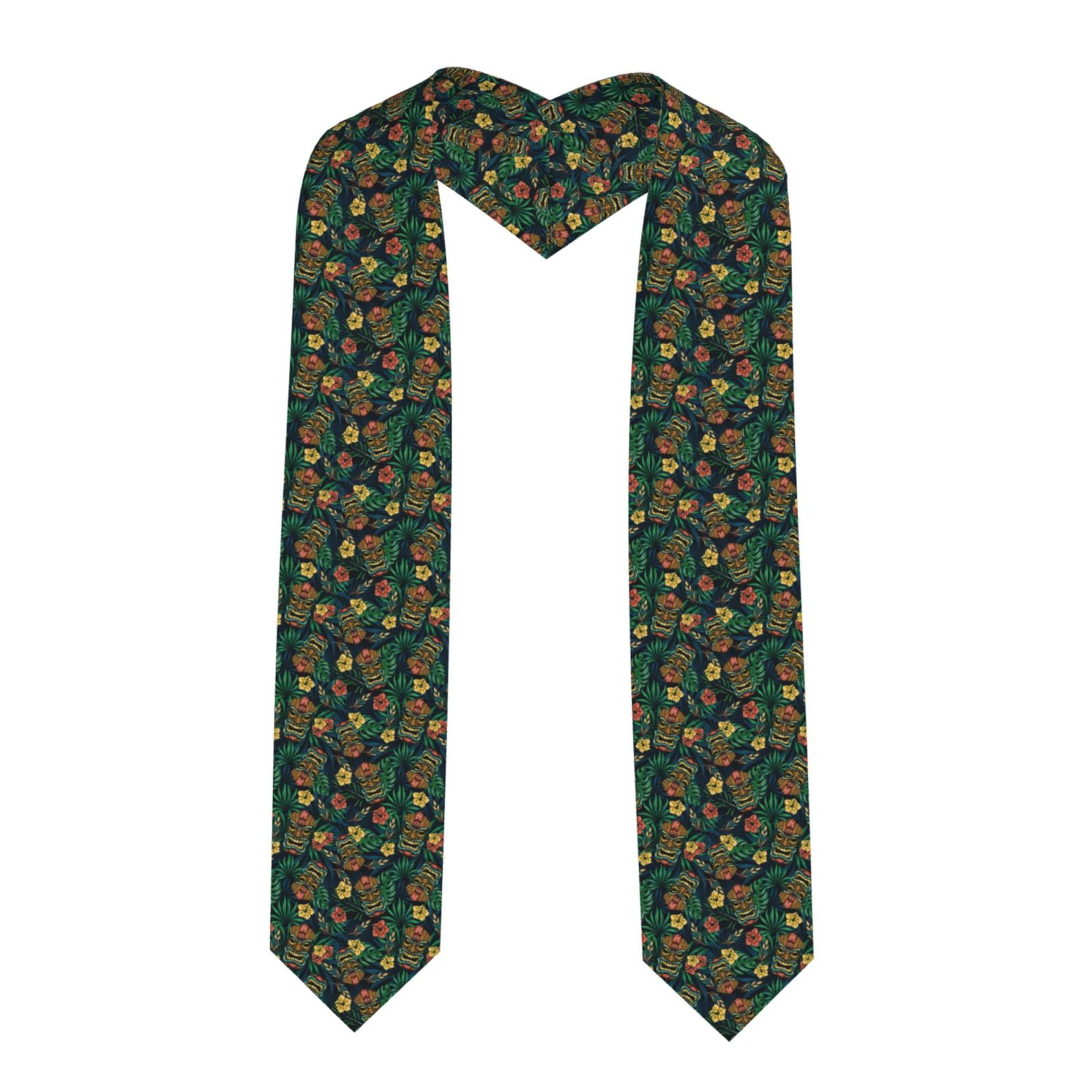 Kdxio Hawaiian Tribal Mask Graduation Stole Class, Graduation Sash ...