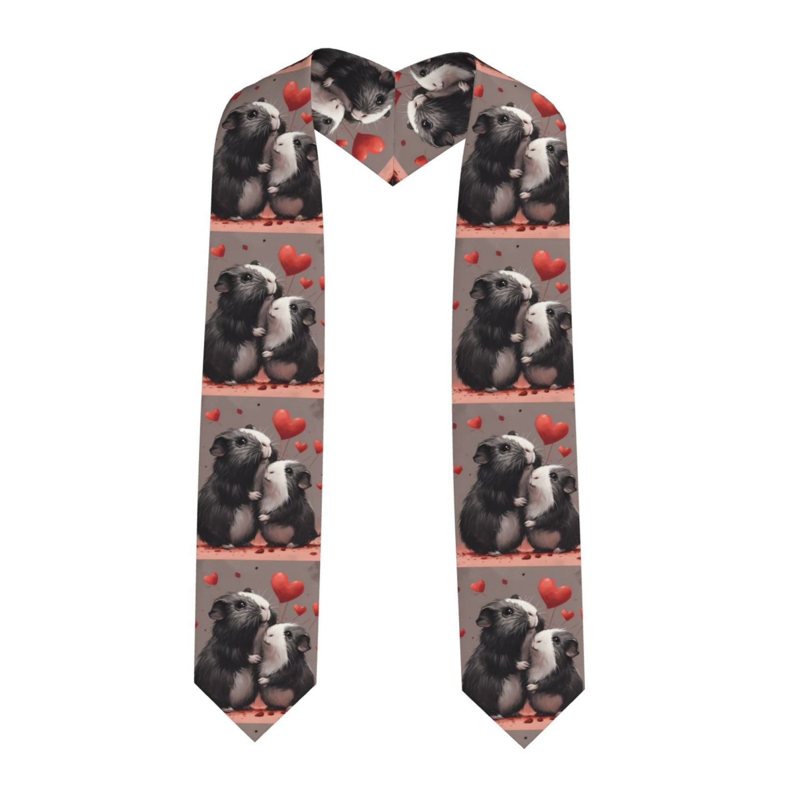 Kdxio Heart Guinea Pig Couple Graduation Stole Class, Graduation Sash ...