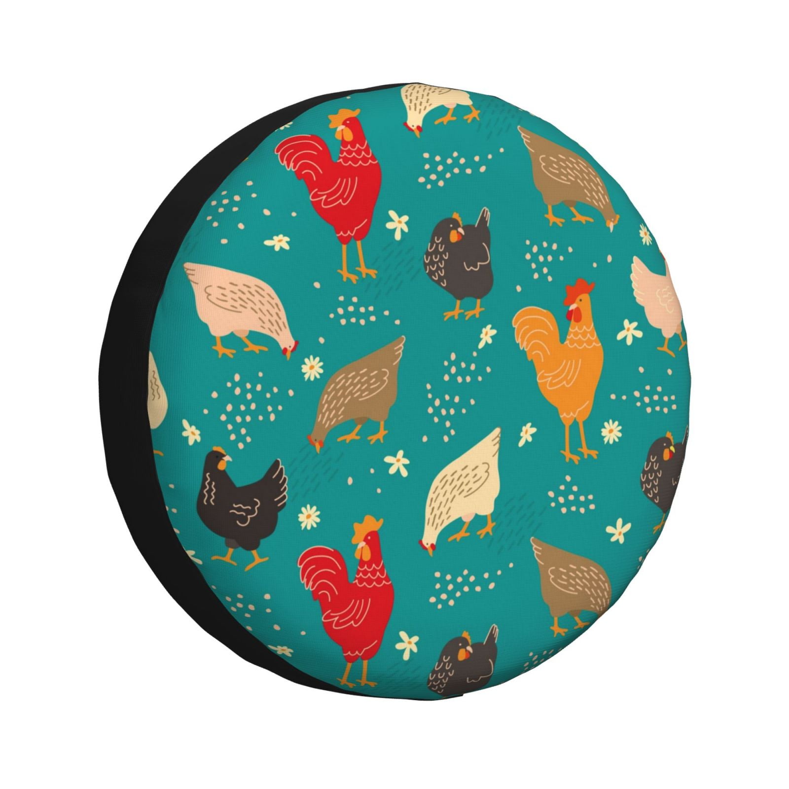 Kdxio Hens And Rooster for Tire Cover Wheel Protectors Tyre Covers ...