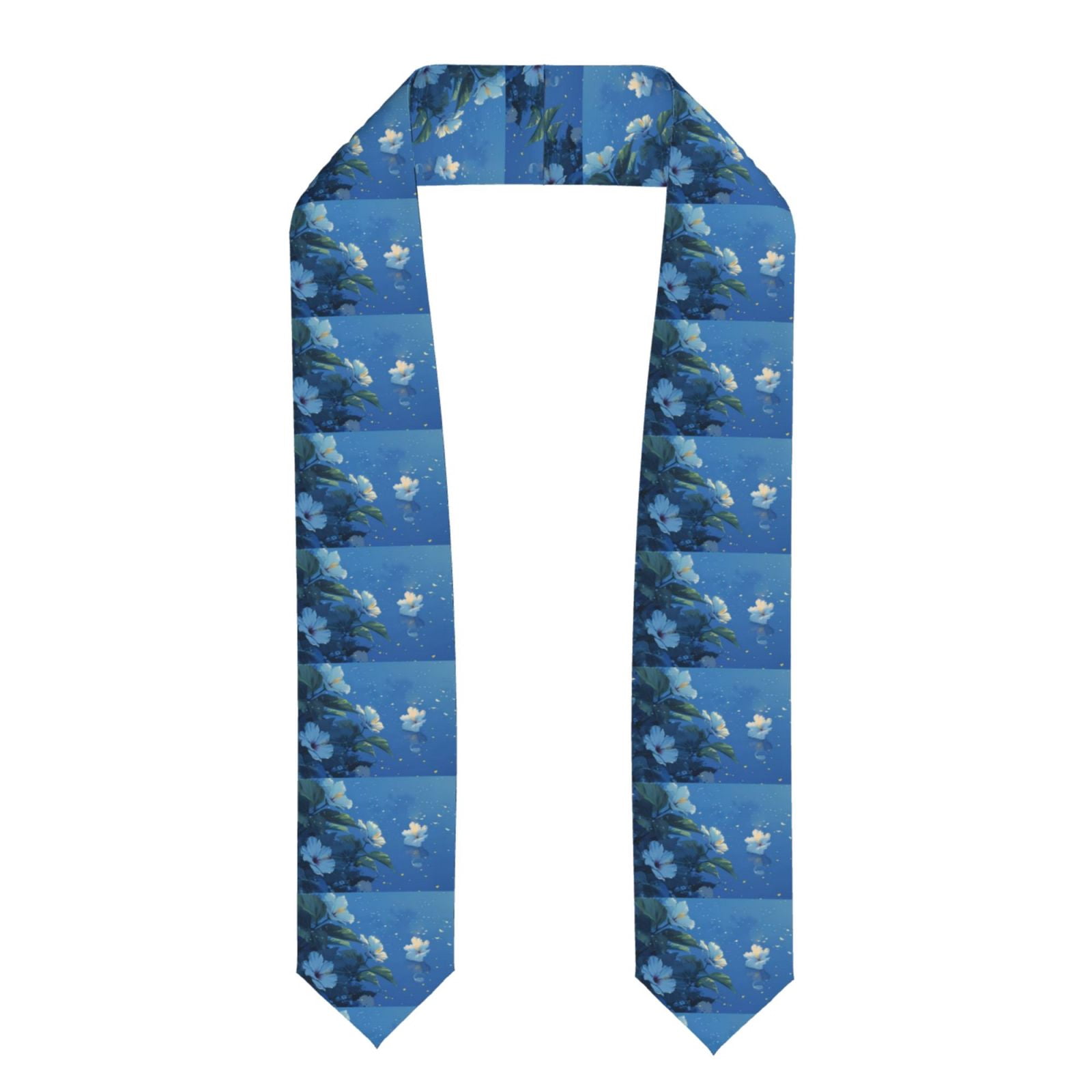 Kdxio Hibiscus Flowers Calm Water Graduation Stole Class, Graduation ...