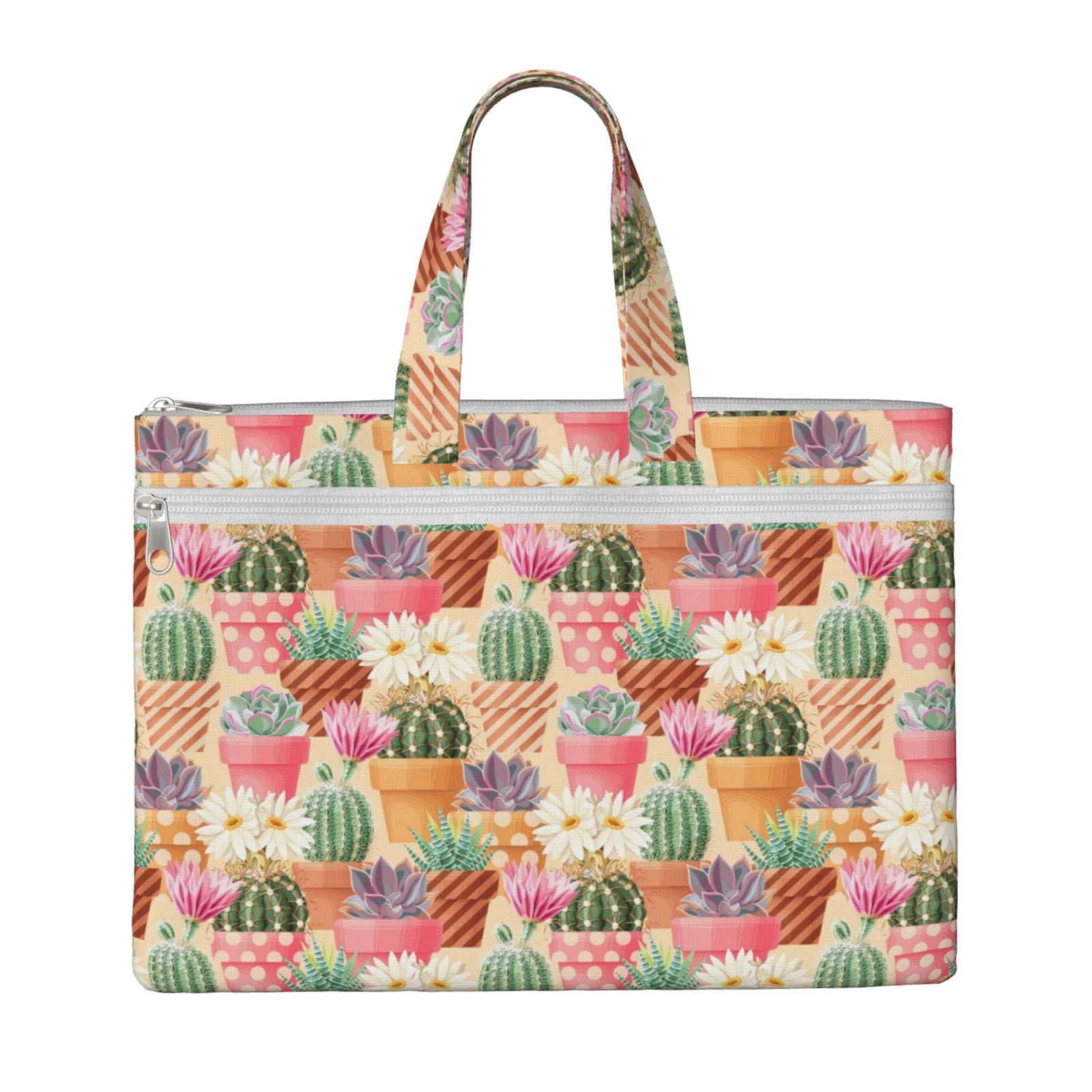 Kdxio High Detail Succulent File Tote Document Bag Business Briefcase ...