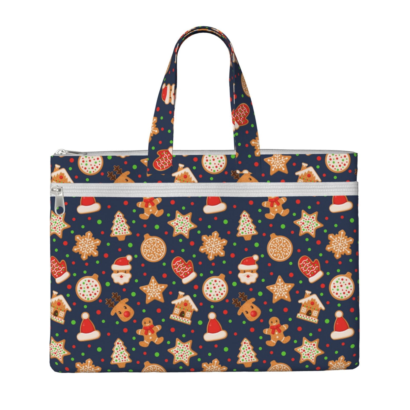 Kdxio Holiday Gingerbreads File Tote Document Bag Business Briefcase ...