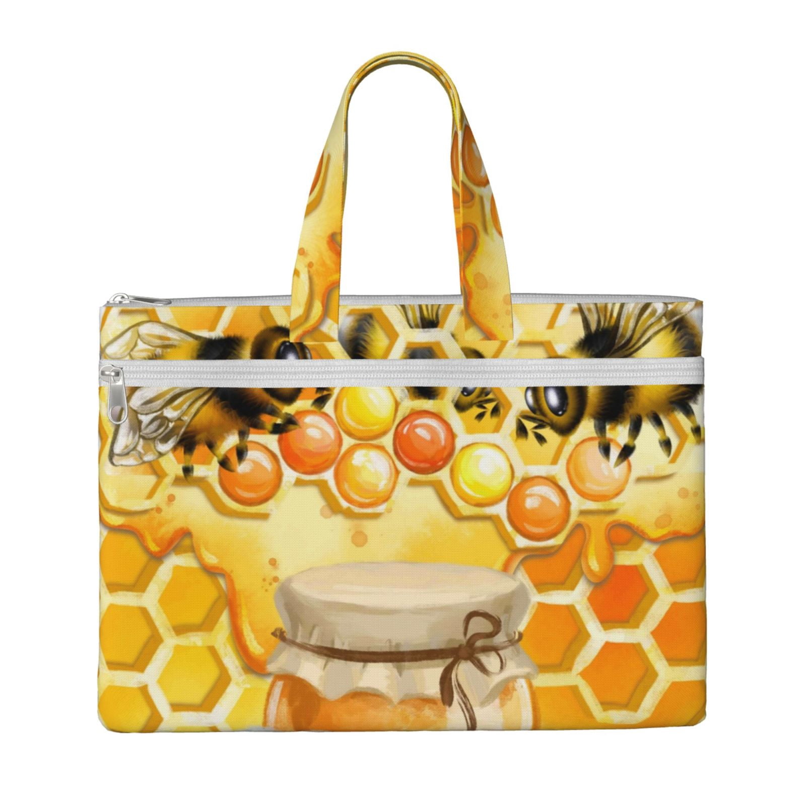 Kdxio Honey Bee File Tote Document Bag Business Briefcase Bag Document ...