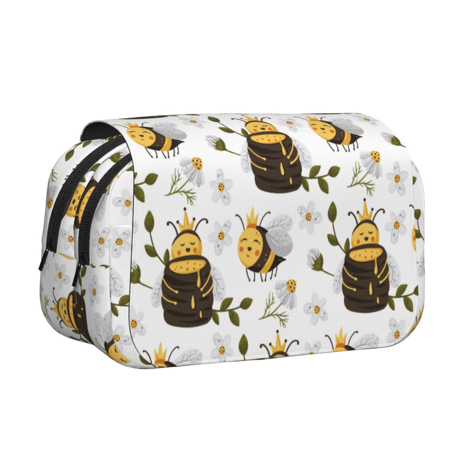 Kdxio Honey Bee Insect for Double Compartment Pen Case Oxford Organizer ...