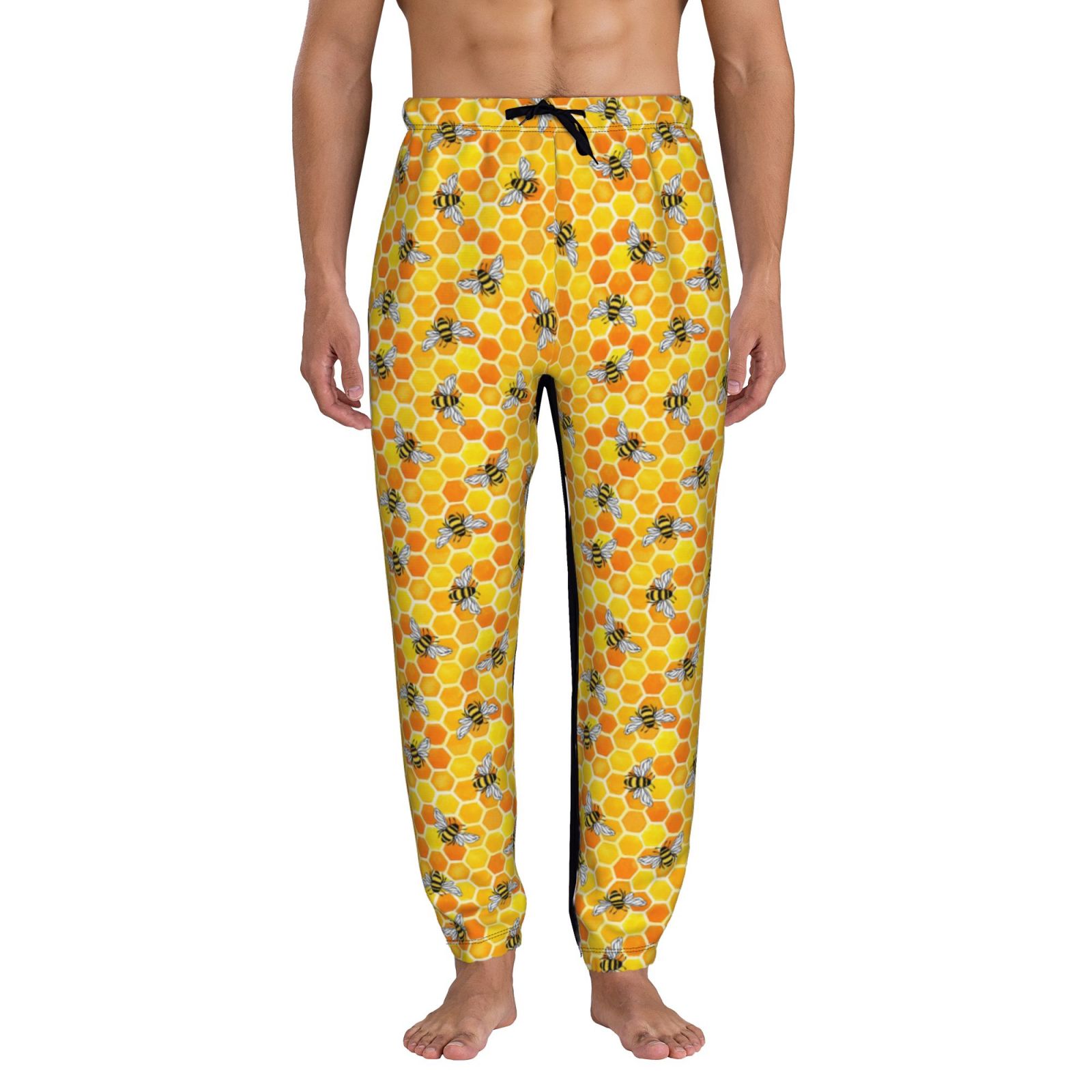 Kdxio Honeycombs Pattern Joggers,Sweatpants for Men with Pockets-Medium ...