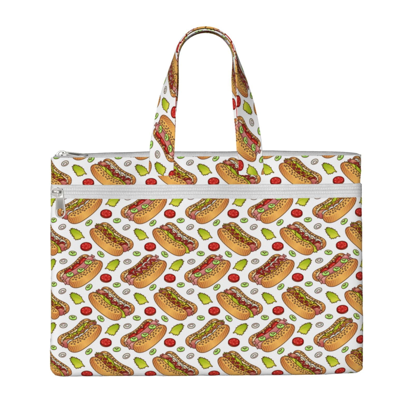 Kdxio Hot Dog 7 File Tote Document Bag Business Briefcase Bag Document ...