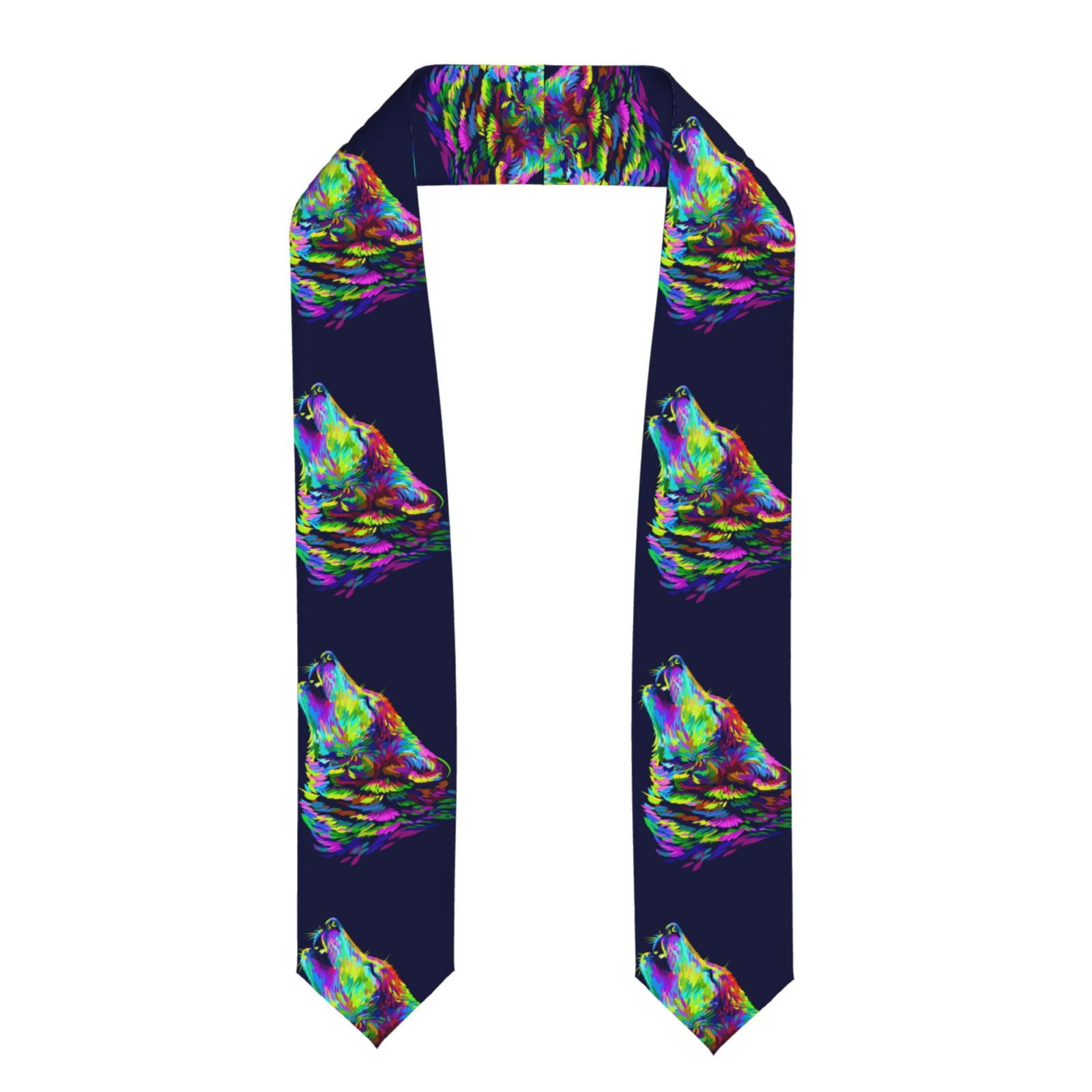 Kdxio Howling Wolf Graduation Stole Class, Graduation Sash, Unisex ...