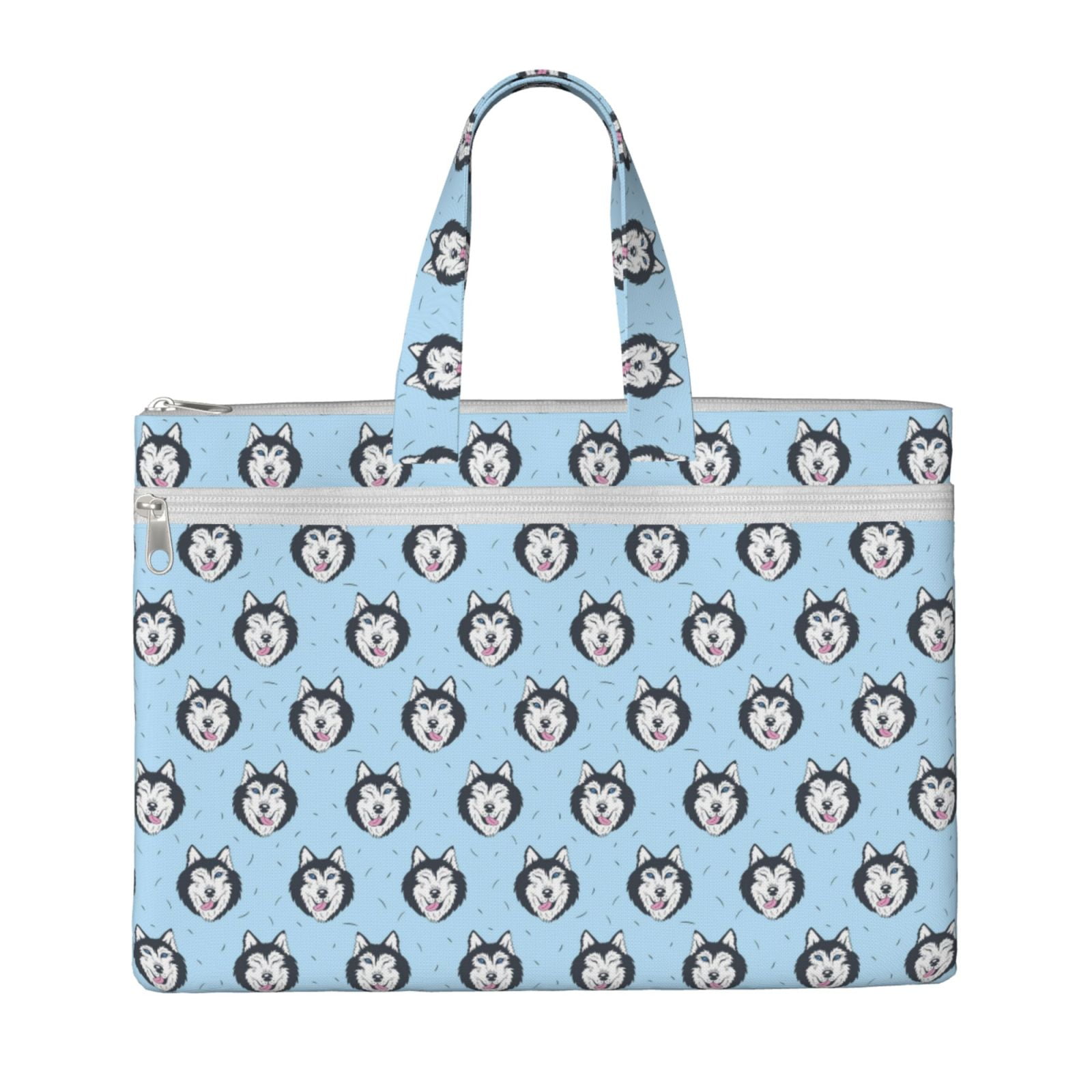 Kdxio Husky Head File Tote Document Bag Business Briefcase Bag Document ...