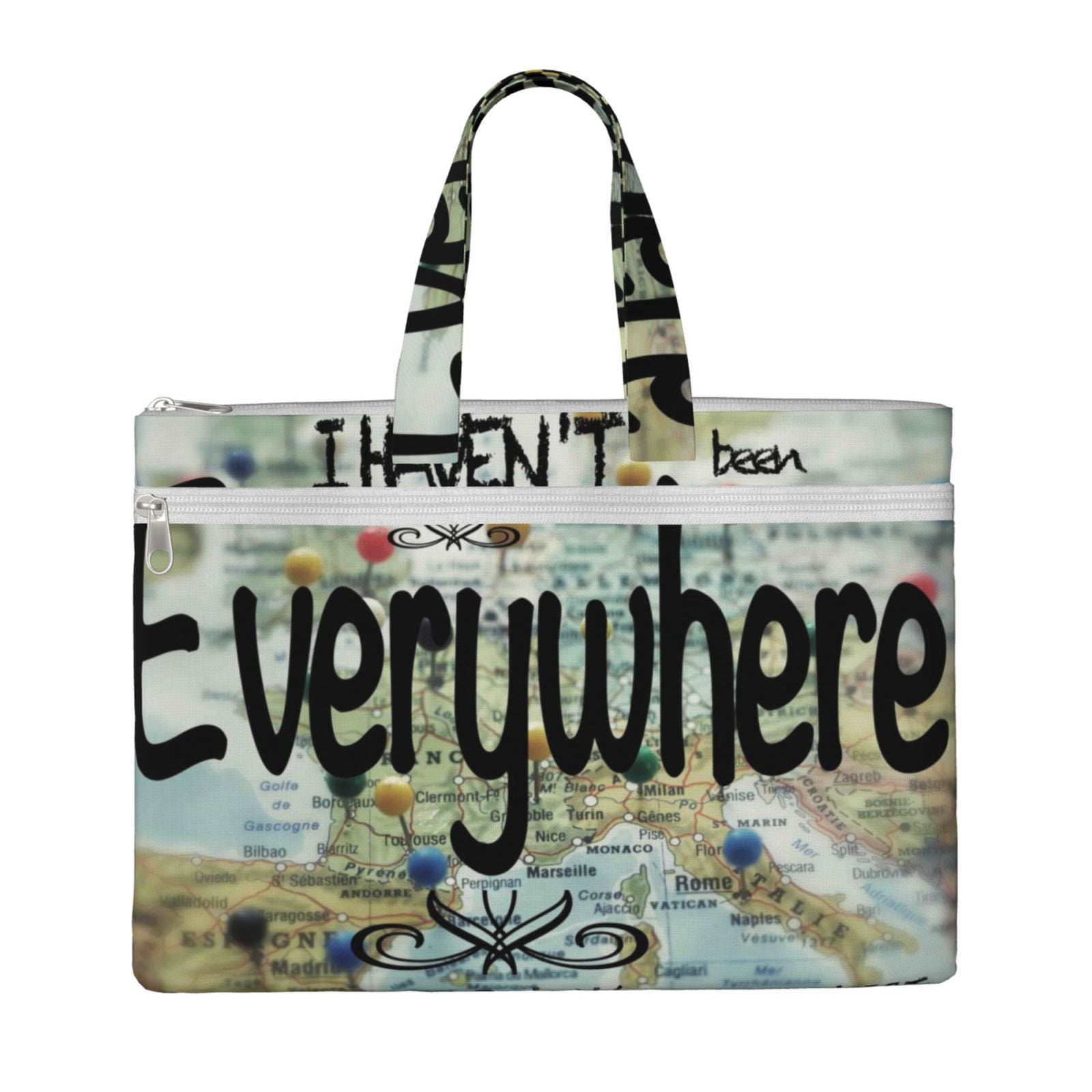 Kdxio I Haven't Been Everywhere But Its On My List File Tote Document ...