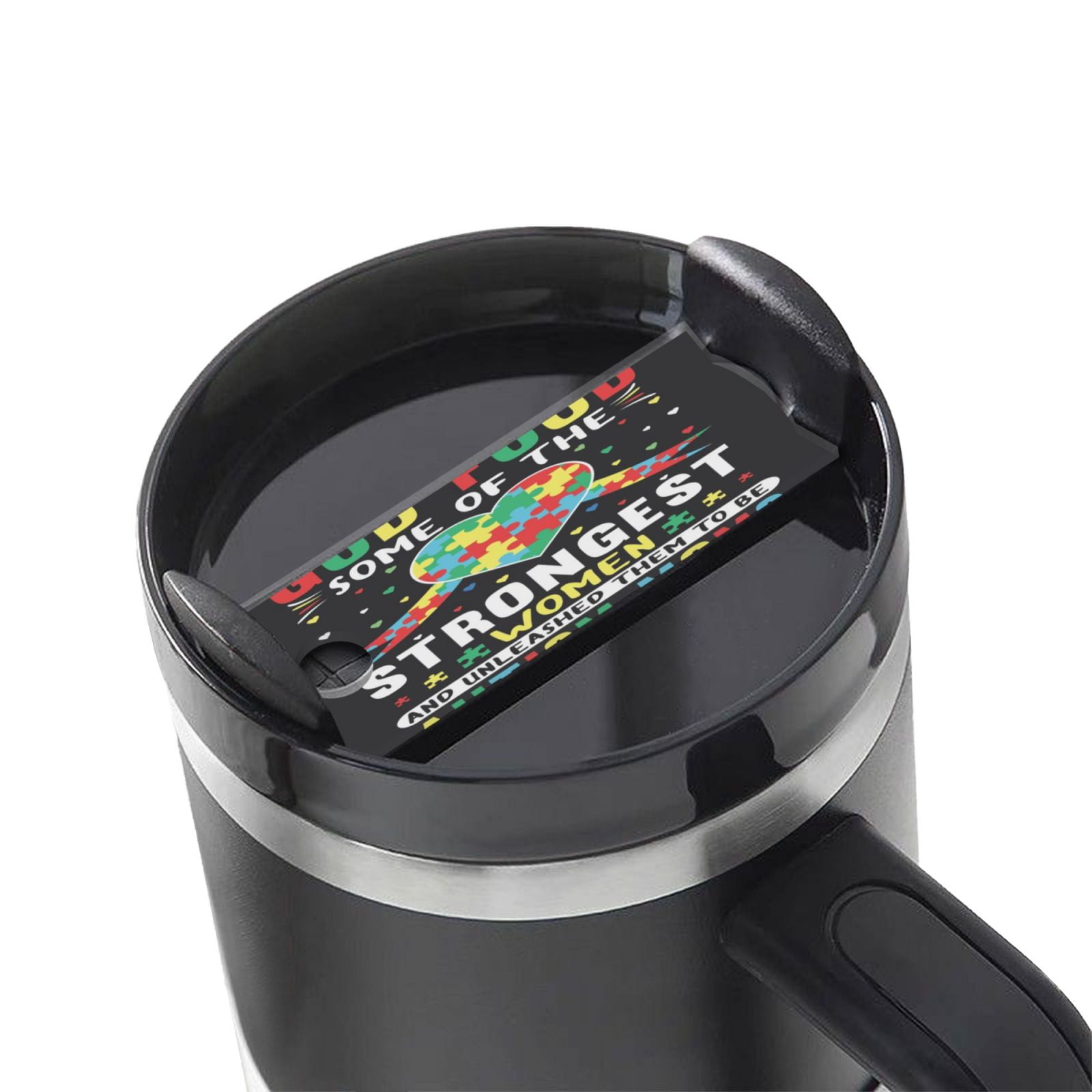 Kdxio I Love With Autism Name Plate Compatible Stanley Cups Name Tag ...