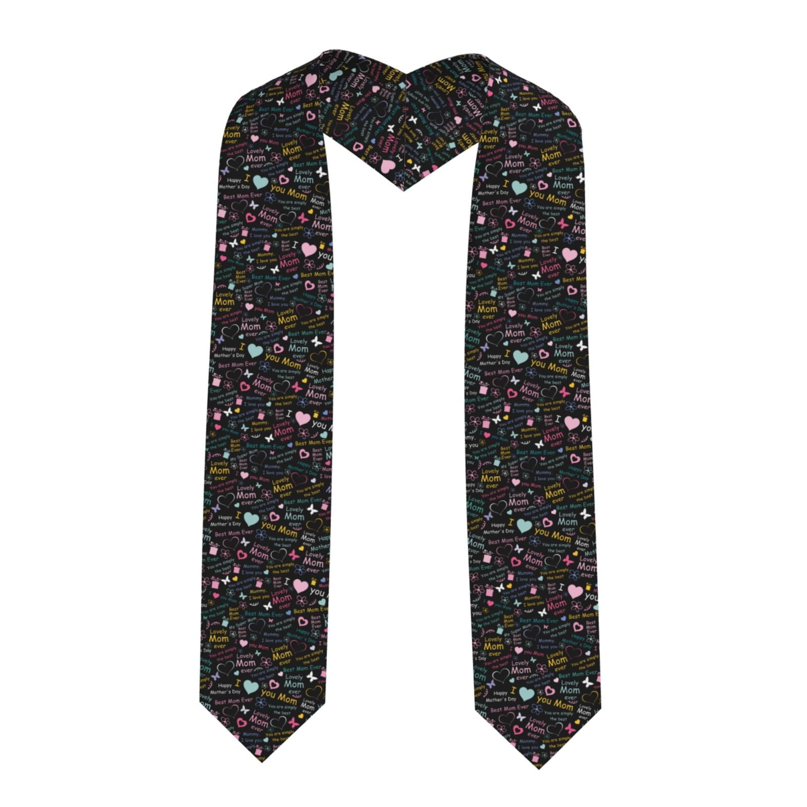 Kdxio I love you Mom Graduation Stole Class, Graduation Sash, Unisex Adult 36" Academic ...