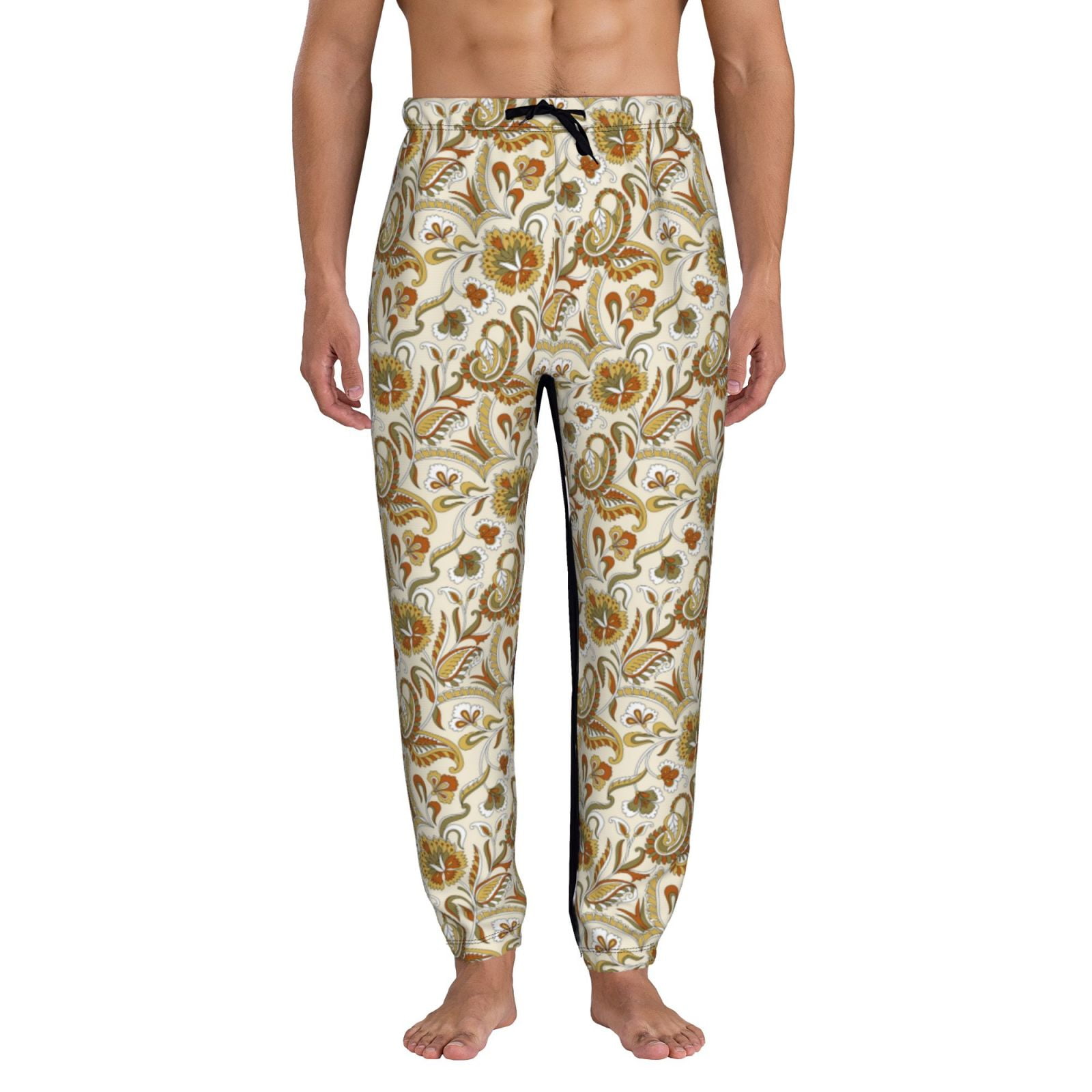 Kdxio Indian Paisley Pattern Joggers,Sweatpants for Men with Pockets ...