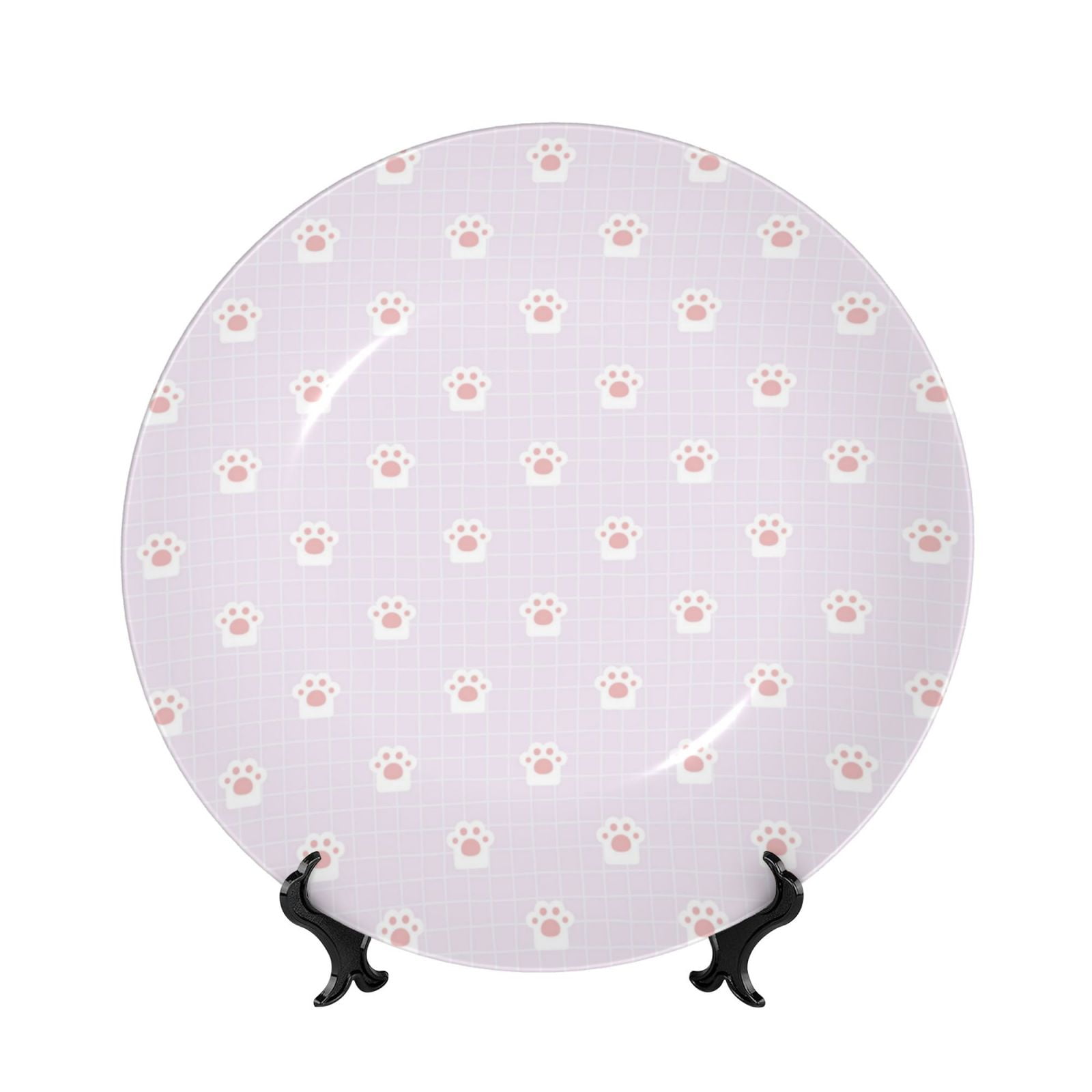 Kdxio Kawaii Cat Paw Bone China Decorative Plate Ceramic Decorative ...