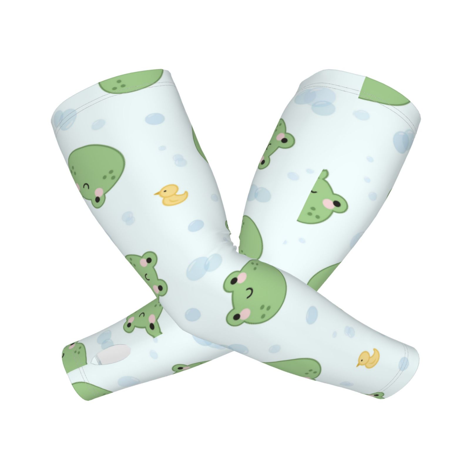 Kdxio Kawaii Frogs Print UV Sun Protection Arm Sleeves - Tattoo Cover ...