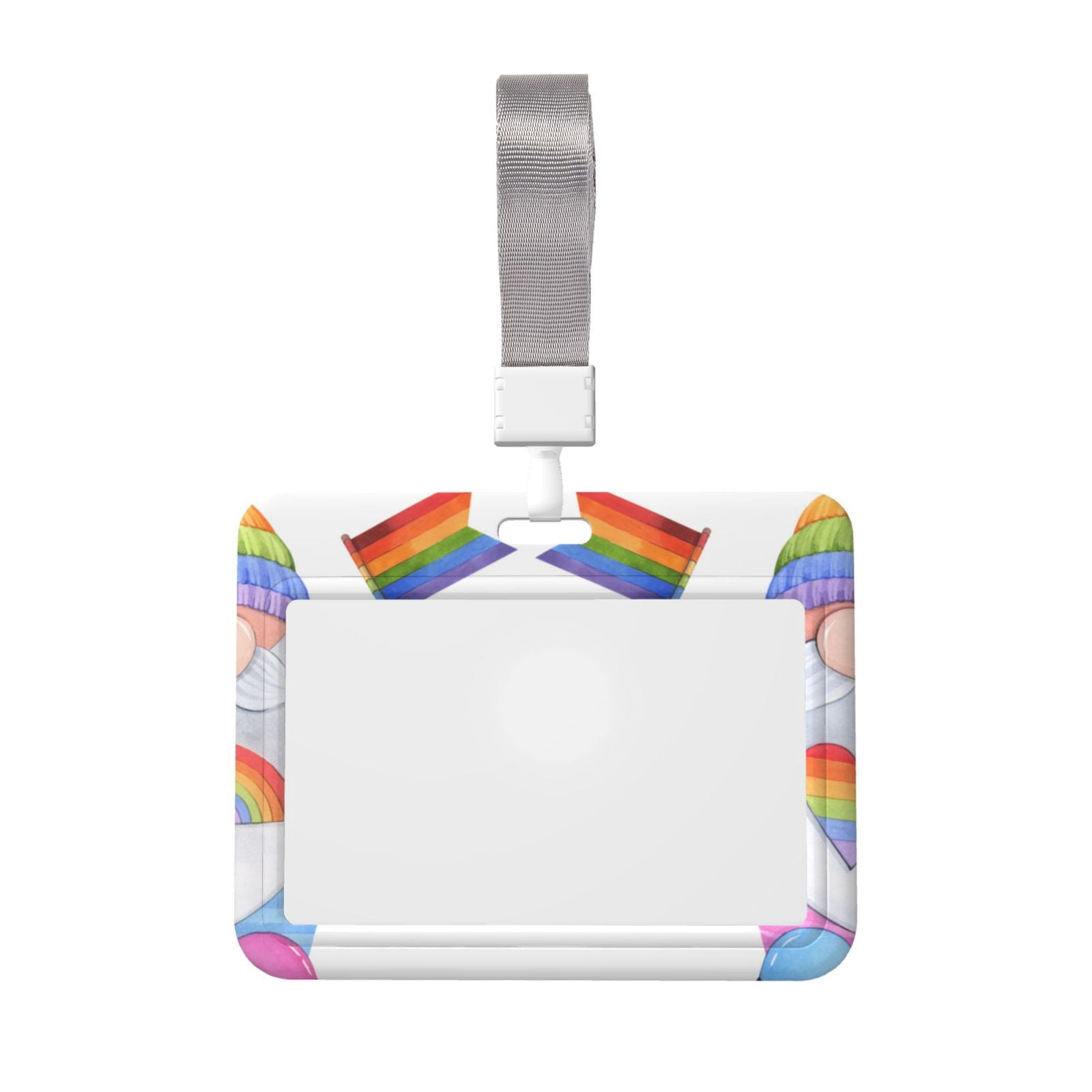 Kdxio LGBT Gnomes Card Badge Holder Work Badge Sleeve for Office ...
