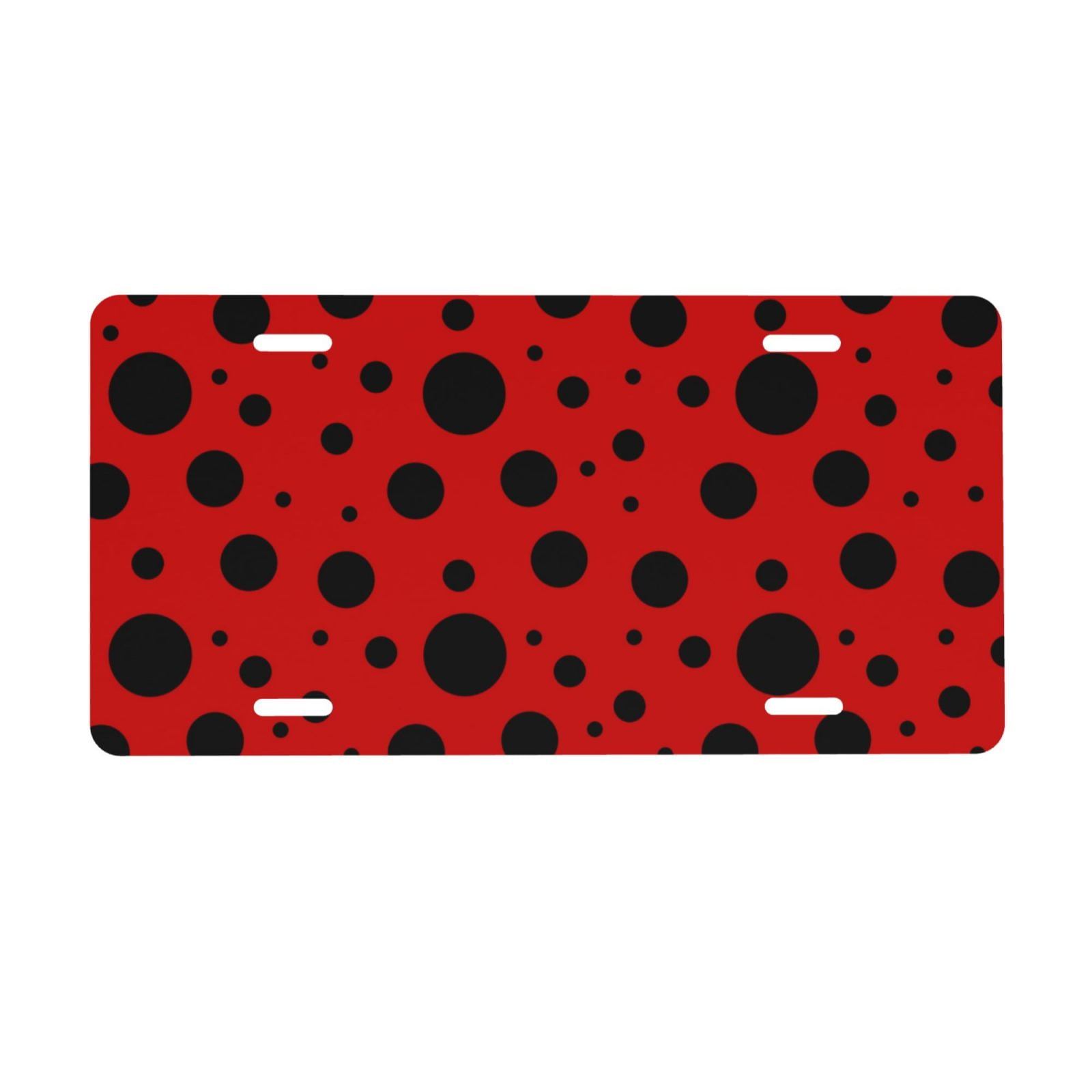 Kdxio Ladybug Pattern License Plate Car Front License Plate Car ...