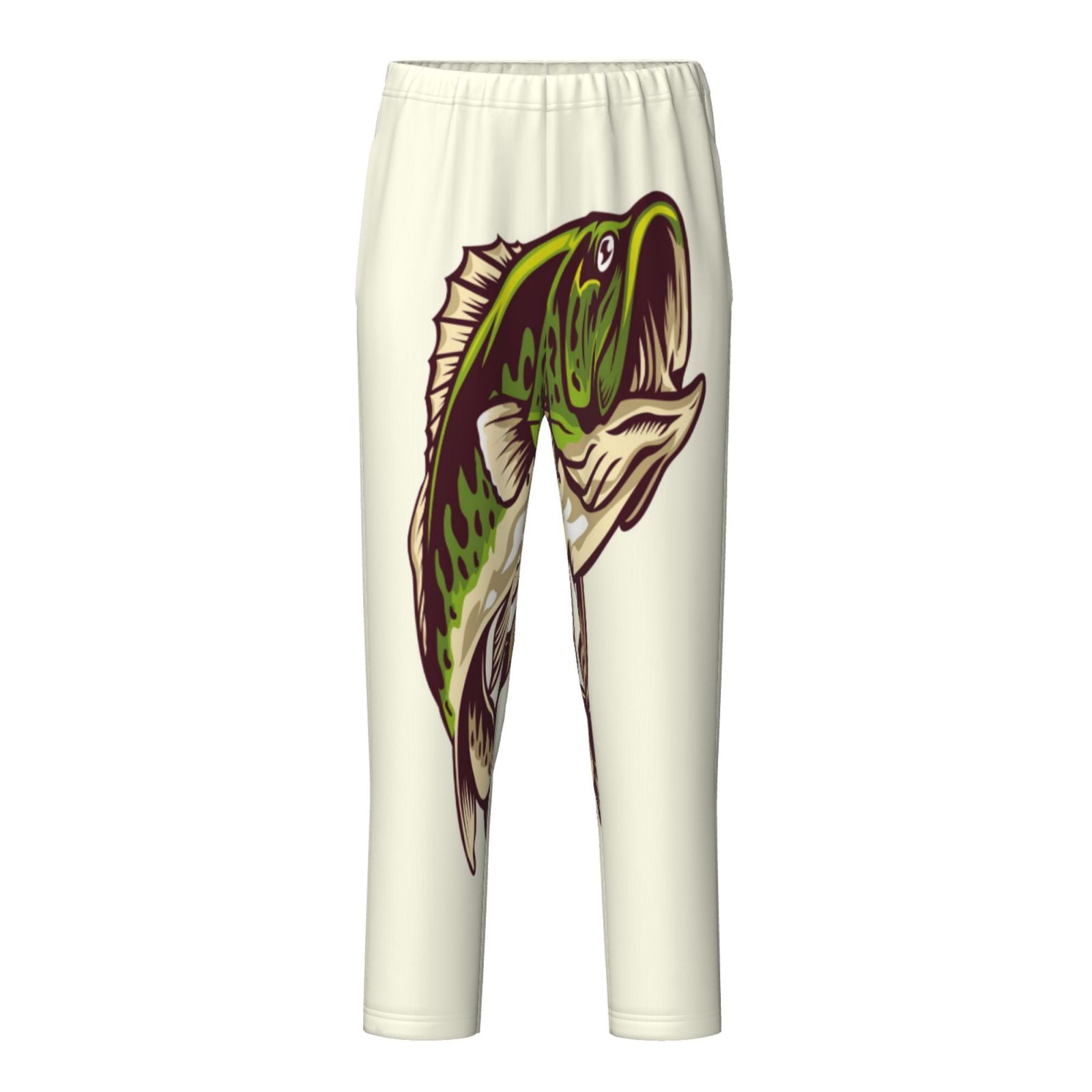 Kdxio Largemouth Bass Fish (3) Boys Girls Pajama Pants Long Sleep Pants ...