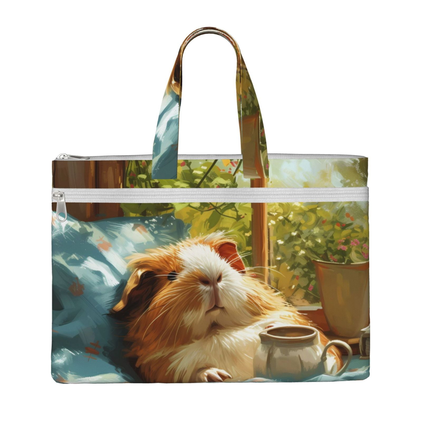 Kdxio Lazy Home Style Guinea Pig File Tote Document Bag Business ...