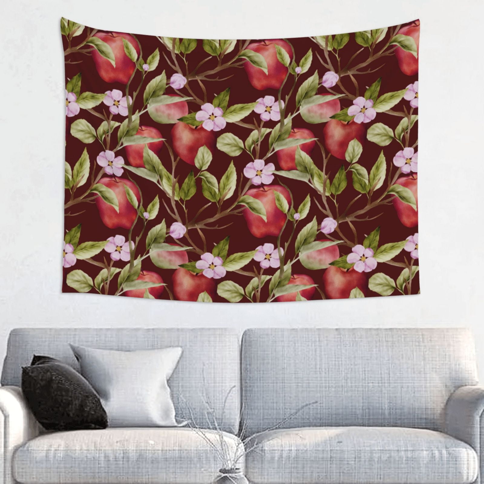 Kdxio Leaf And Fruit Wall Hanging Tapestries Banner For Bedroom College ...