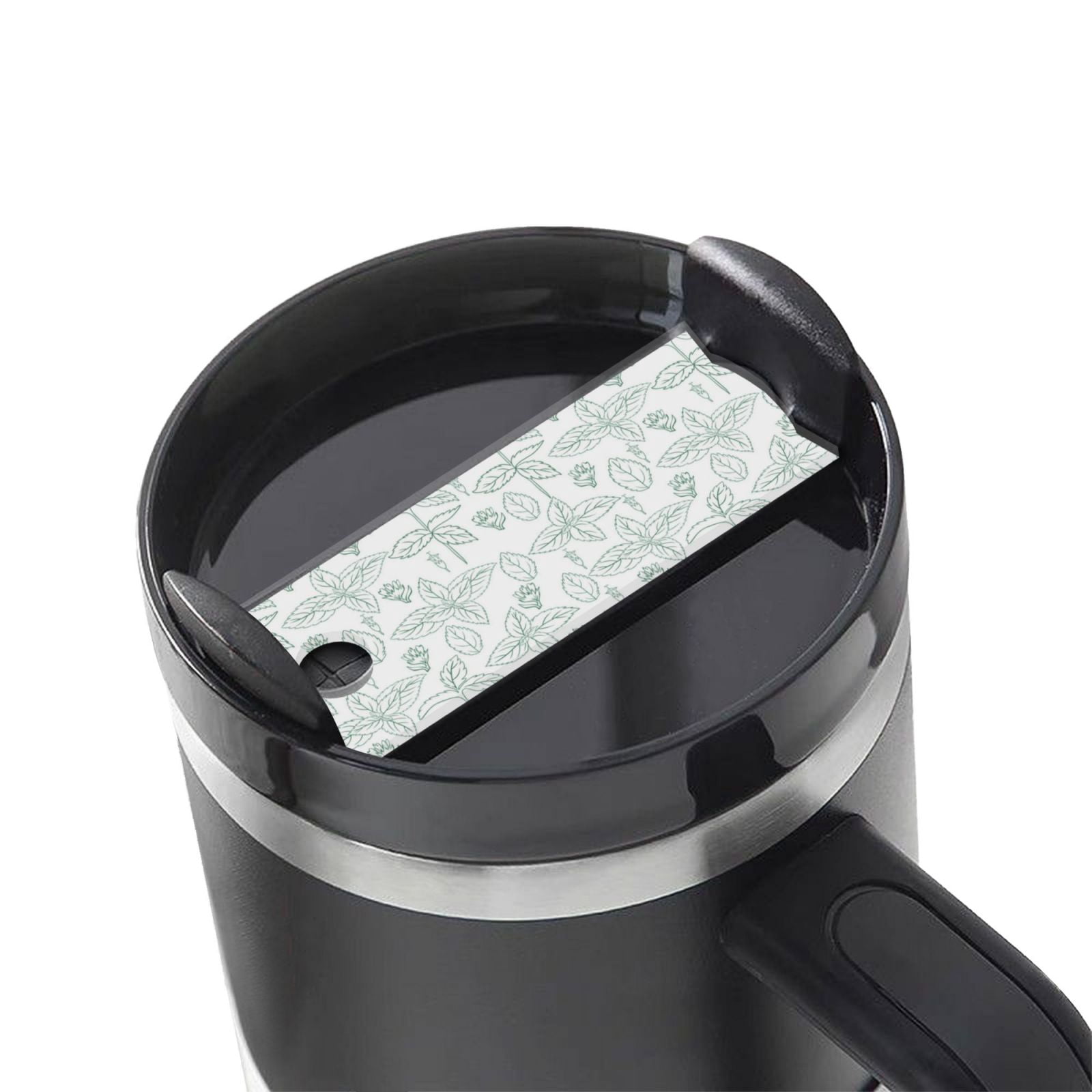 Kdxio Leaf Print Name Plate Compatible Stanley Cups Name Tag Acrylic ...