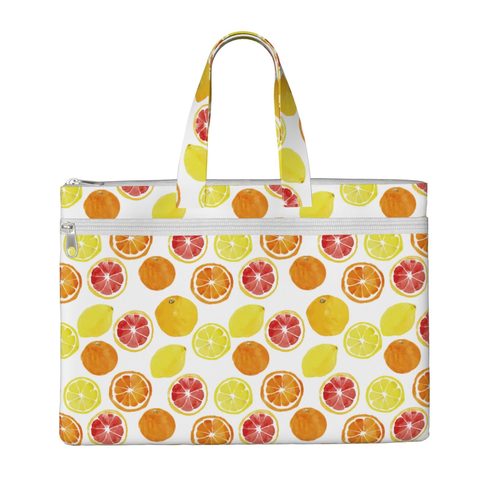 Kdxio Lemon Orange File Tote Document Bag Business Briefcase Bag ...
