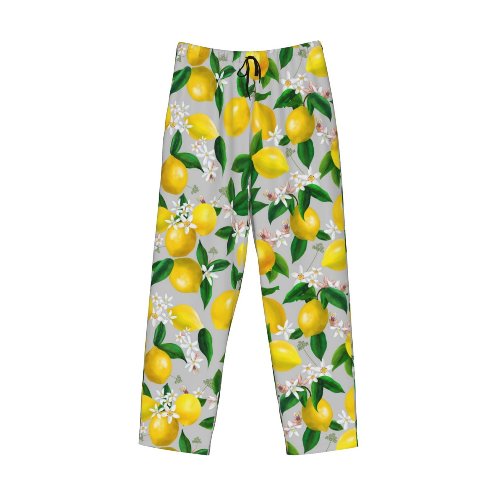 Kdxio Lemon Seamless Pattern Oil Painting Effect Print Men's Sleep ...