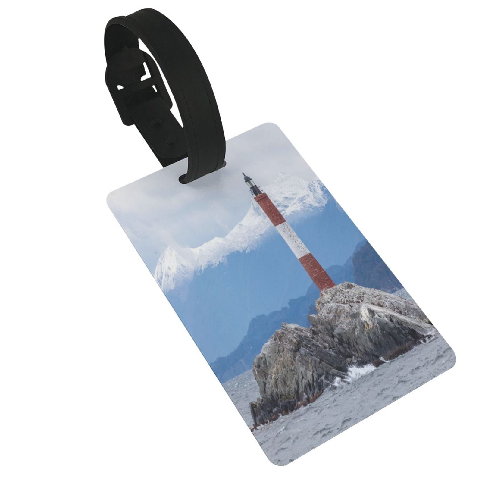 Kdxio Lighthouse On The Waters Luggage Tags Privacy Cover ID Label ...