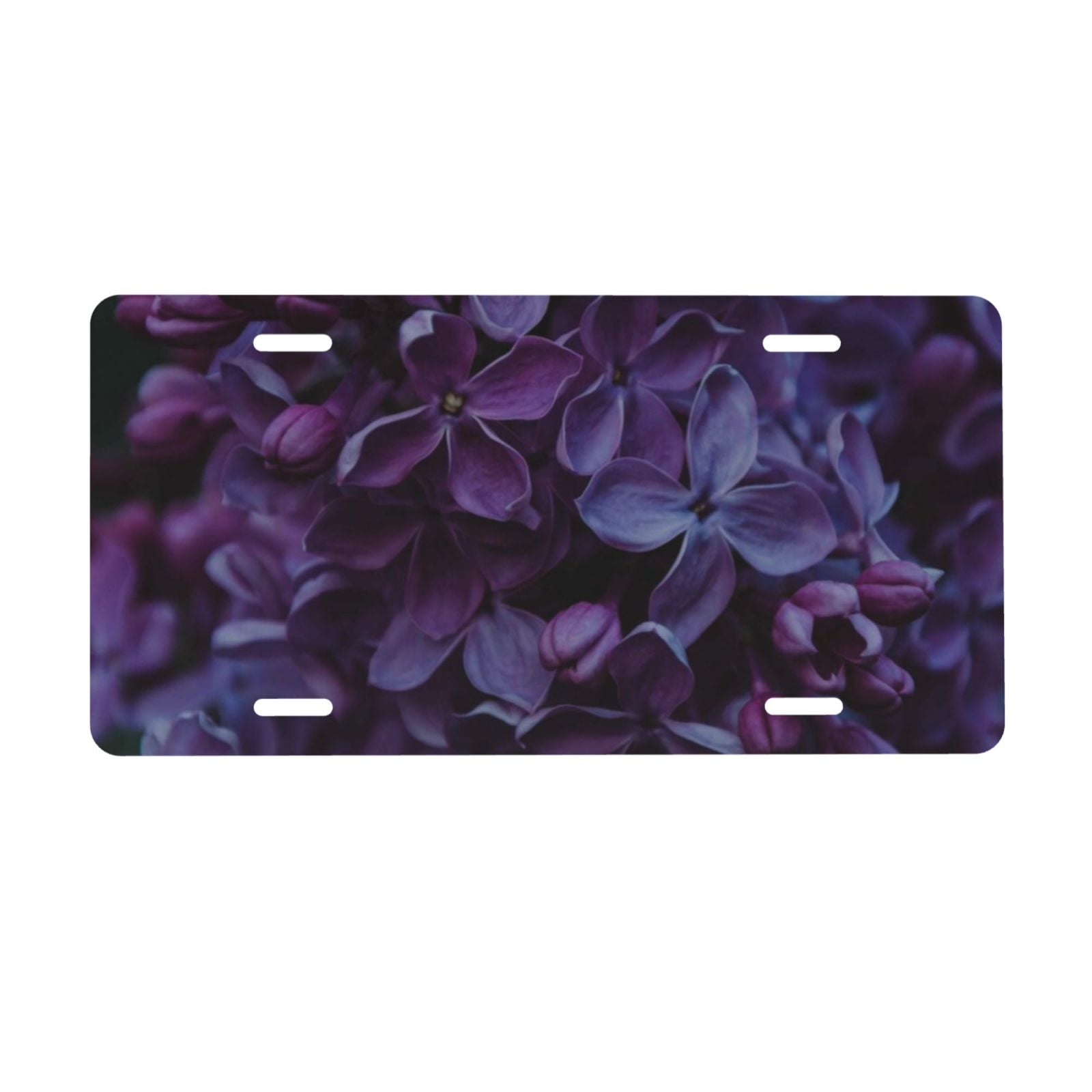 Kdxio Lilac License Plate Car Front License Plate Car Decoration Car ...