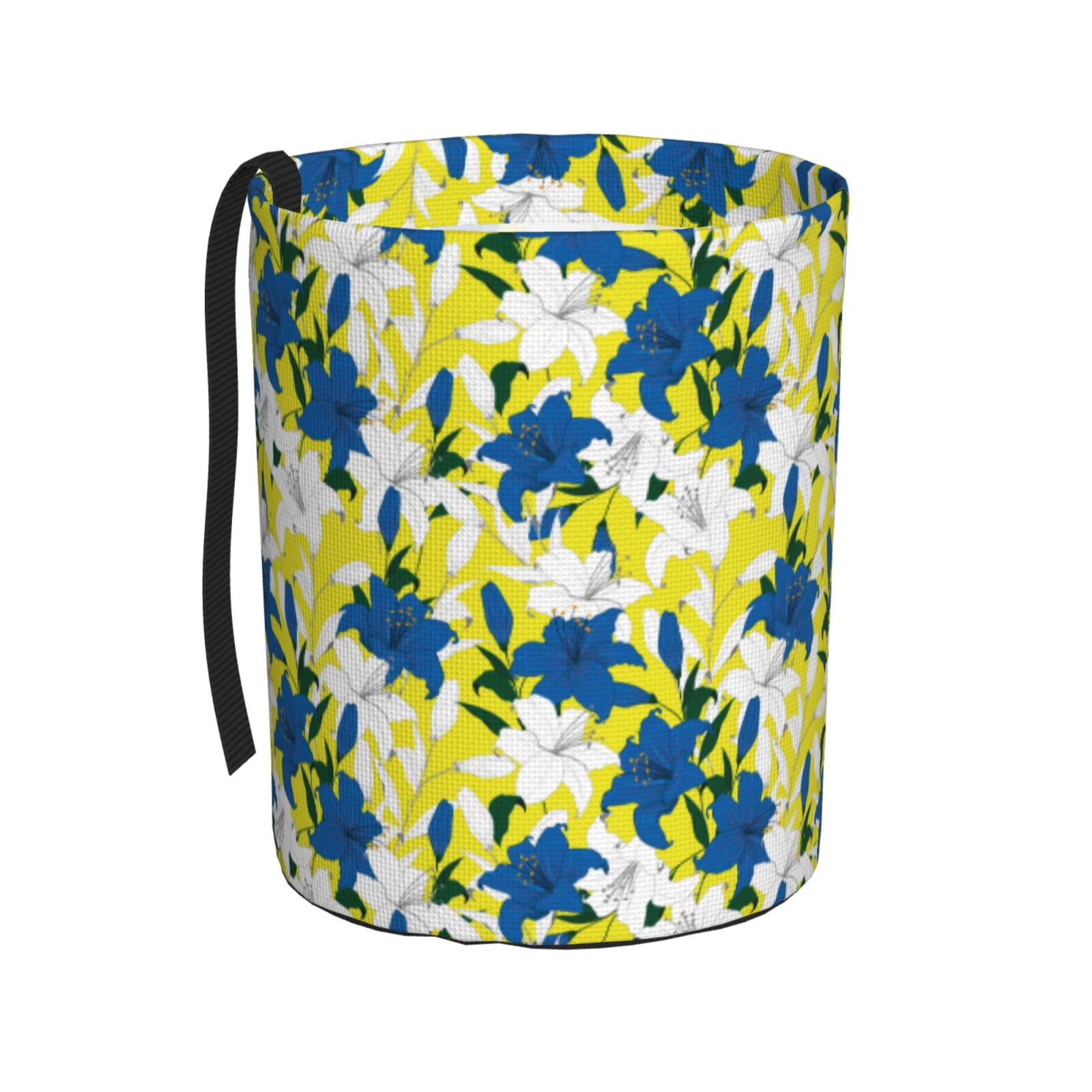 Kdxio Lilies Flowers Car Trash Can Garbage Car Accessories Trash Can ...
