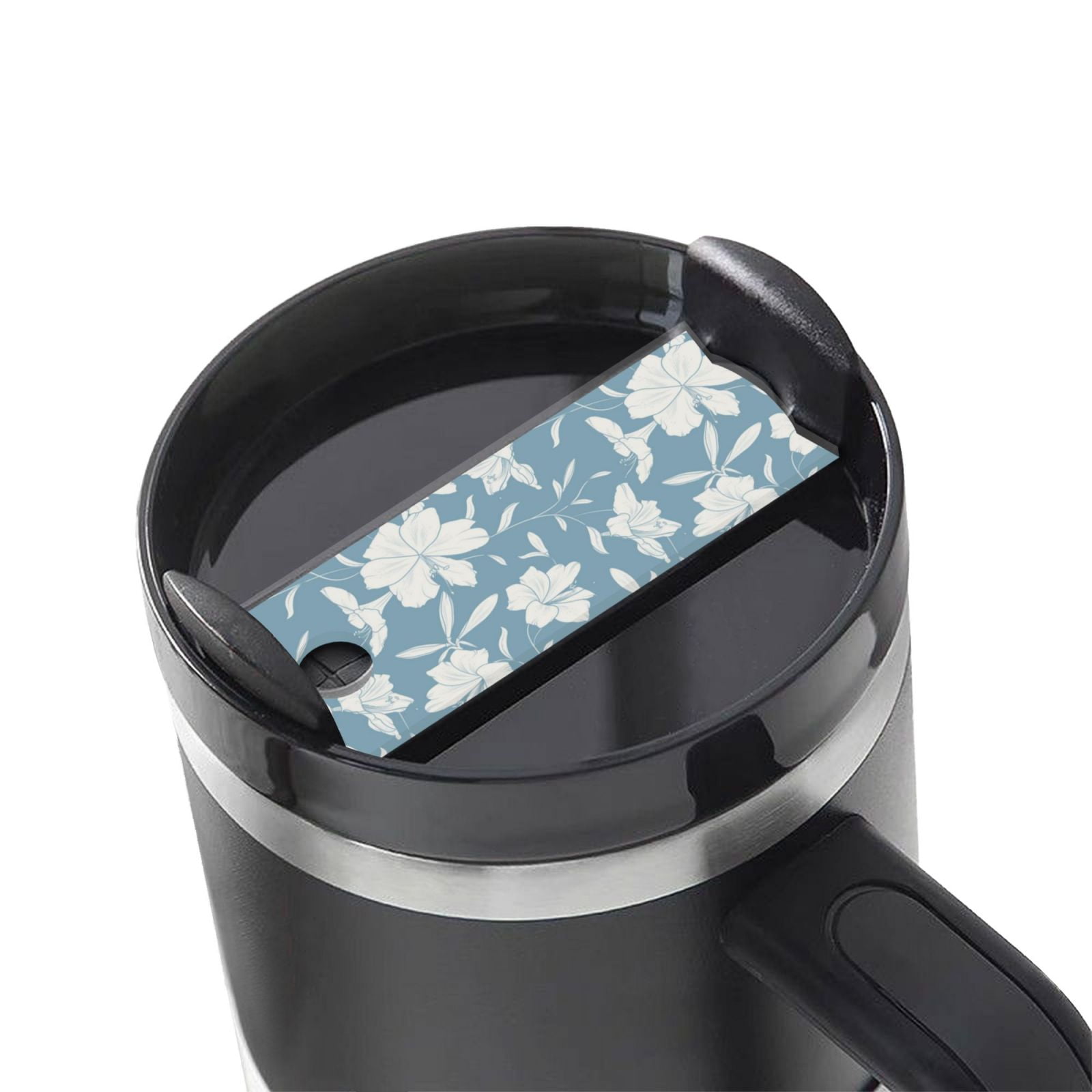 Kdxio Lilies Flowers Name Plate Compatible Stanley Cups Name Tag ...