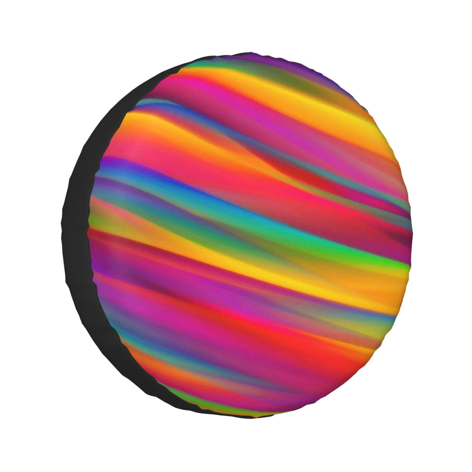 Kdxio Lines Multicolored Rainbow for Tire Cover Wheel Protectors Tyre ...